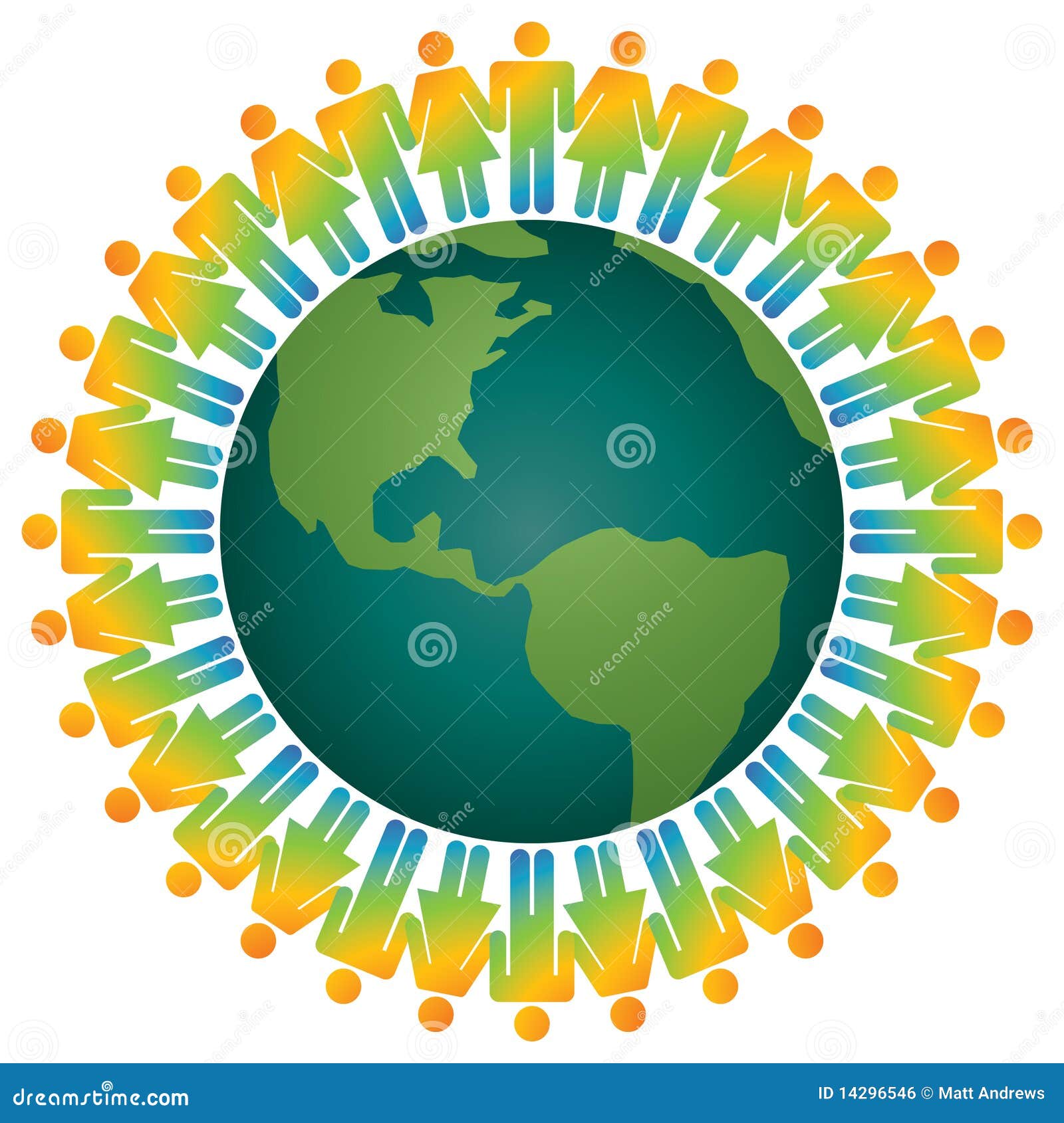 People round the world stock vector. Illustration of global - 14296546