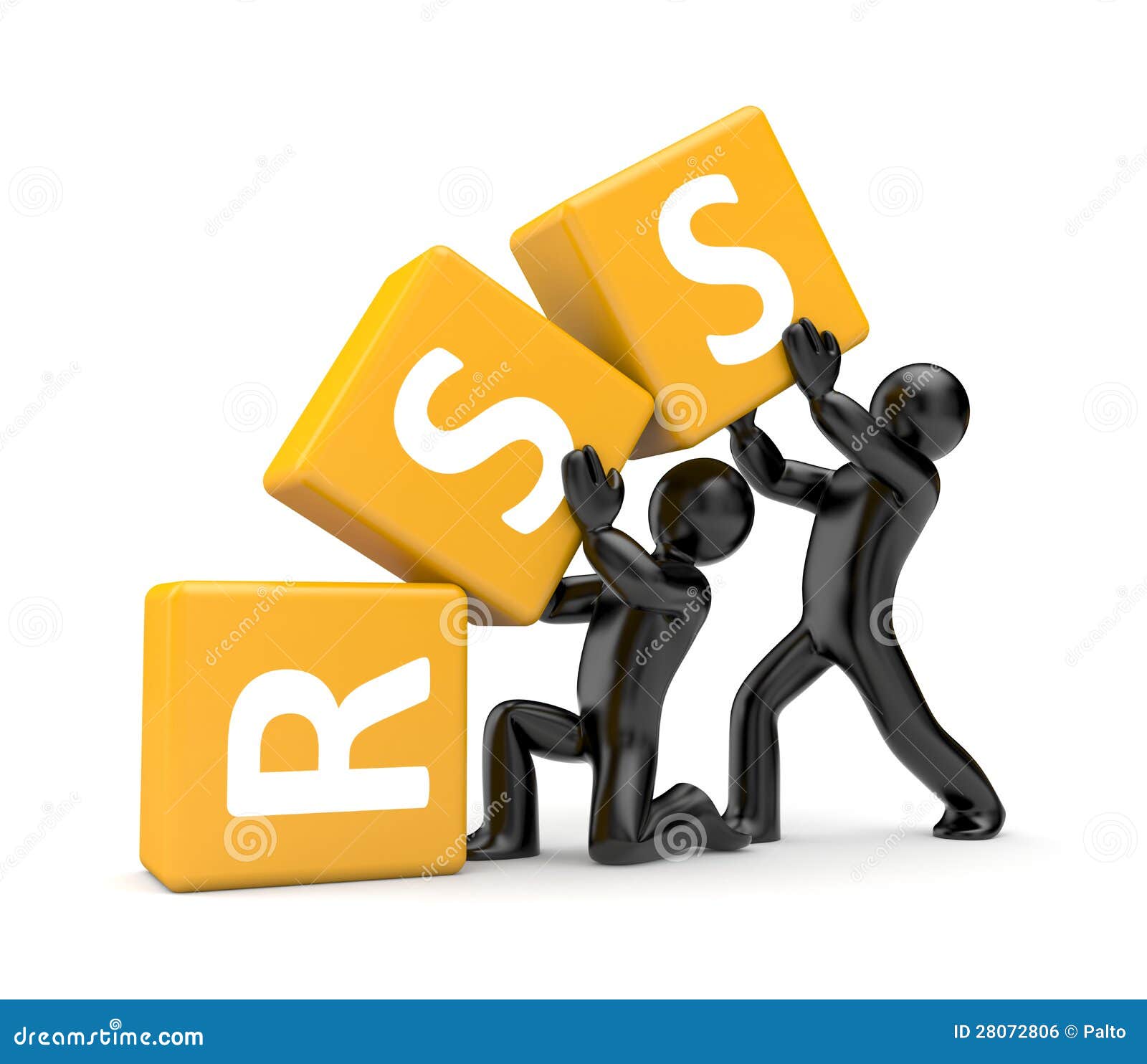 People with RSS stock illustration. Illustration of business - 28072806