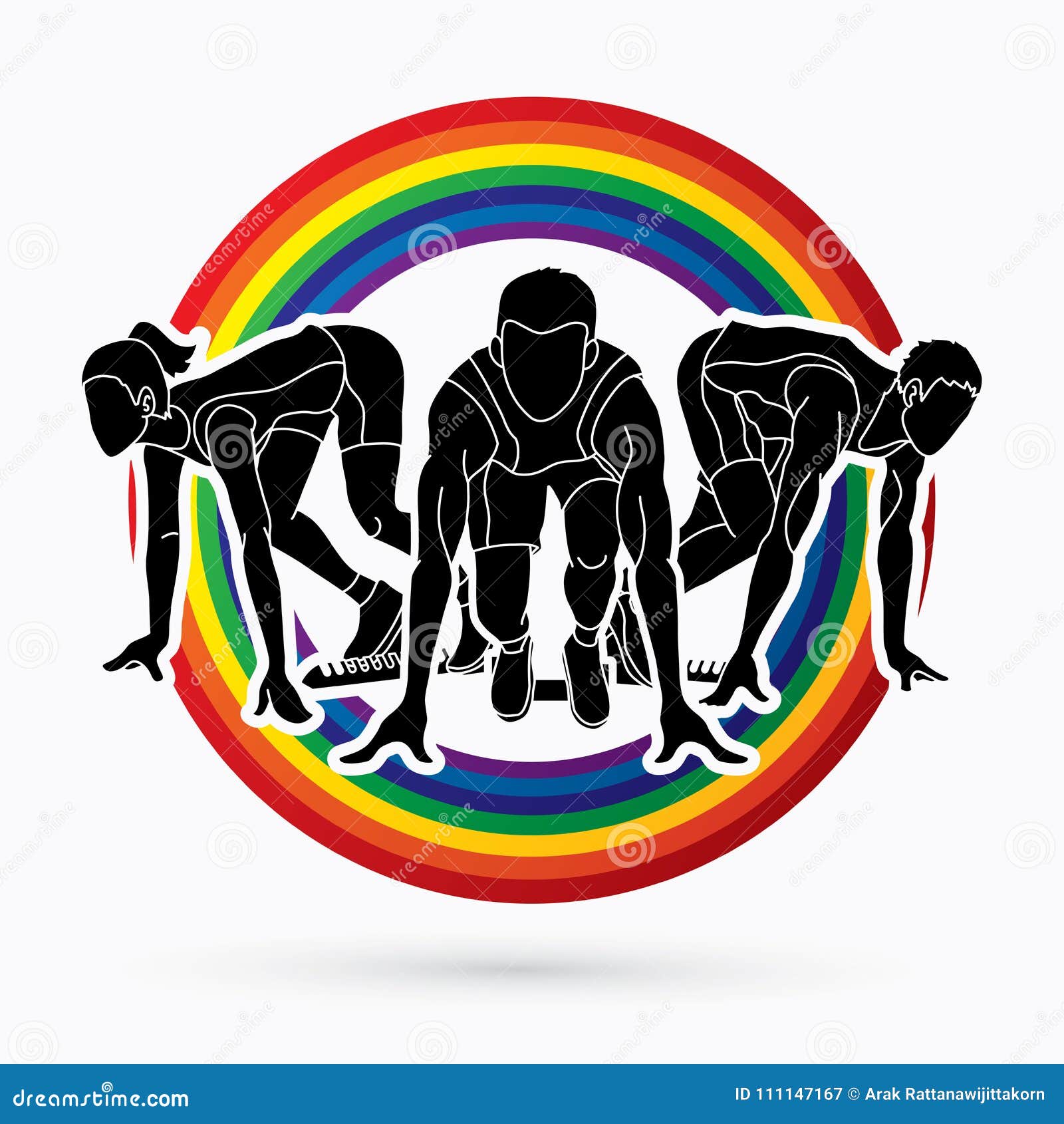 People Run, Runner, Marathon Running, Team Work Running, Group of ...