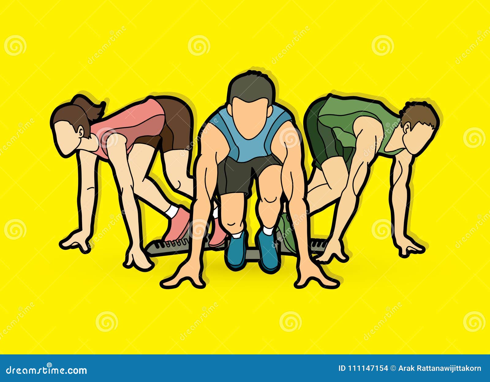 People Run, Runner, Marathon Running, Team Work Running, Group of ...