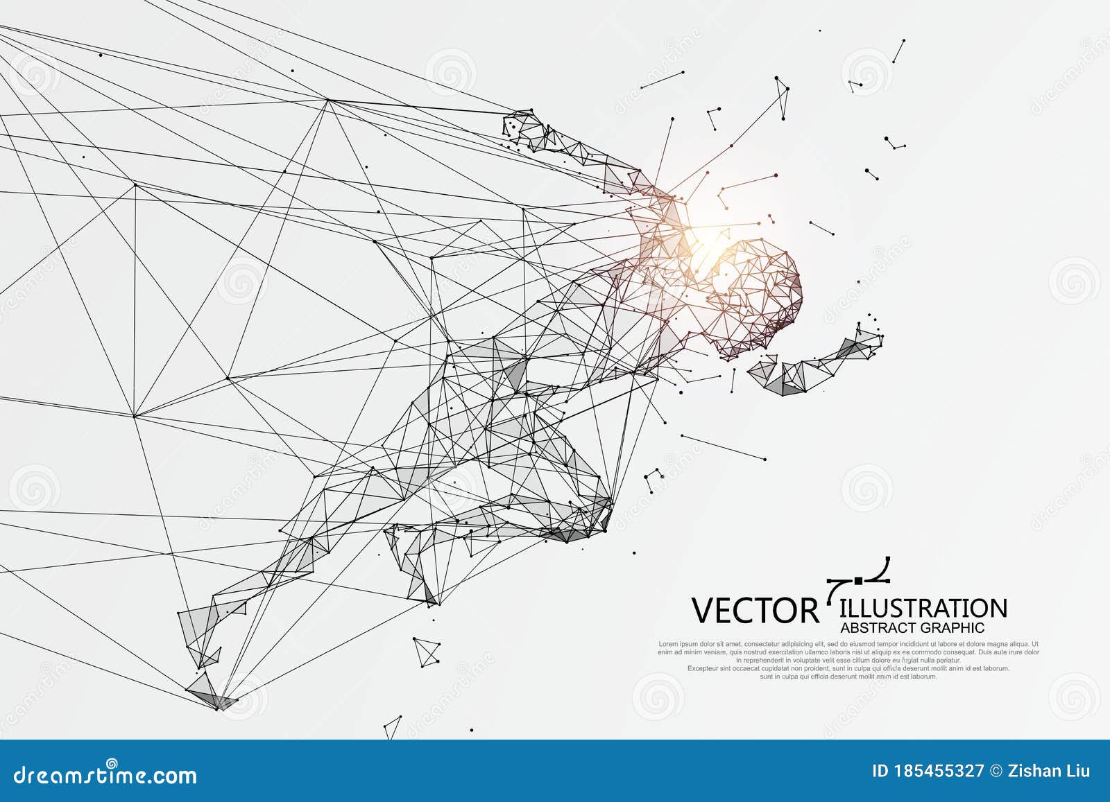 People Running Break through the Internet,Network Connection Turned ...