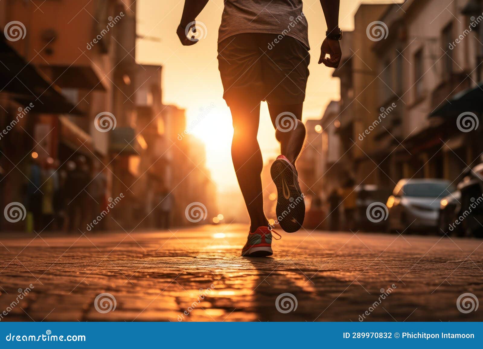 People Running in the City . Generative AI Stock Photo - Image of city ...