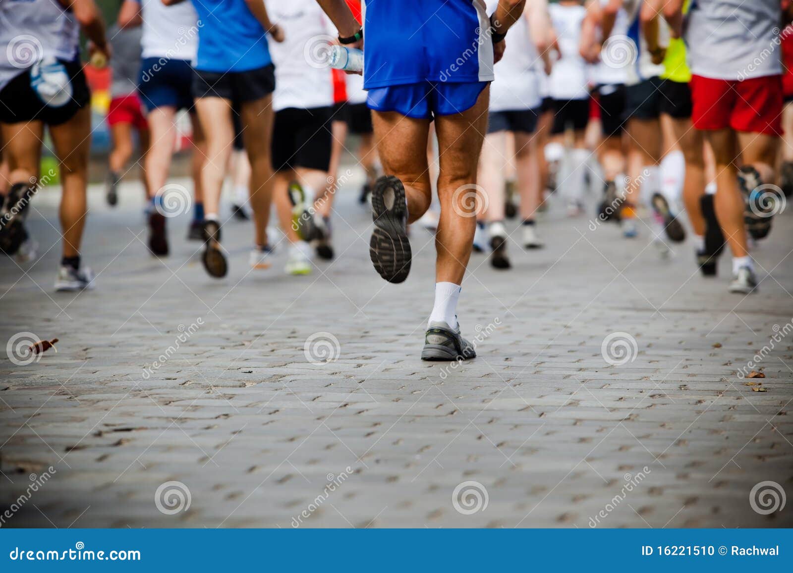 People Running in City Marathon Stock Photo - Image of blur, speed ...