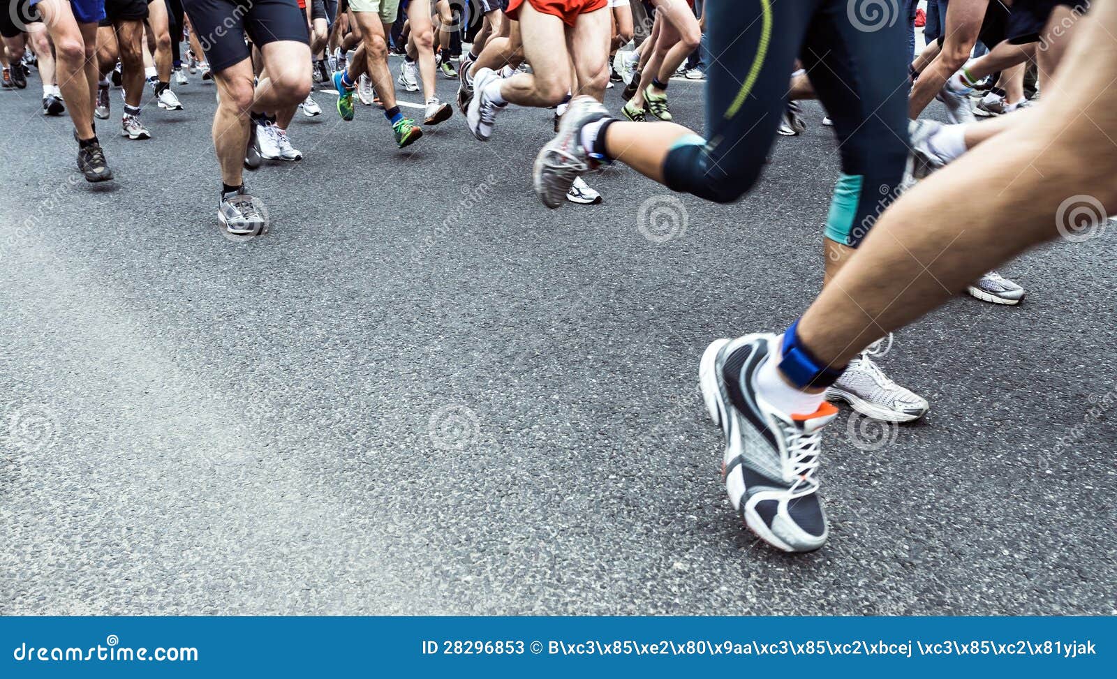 People running marathon stock image. Image of athletic - 28296853
