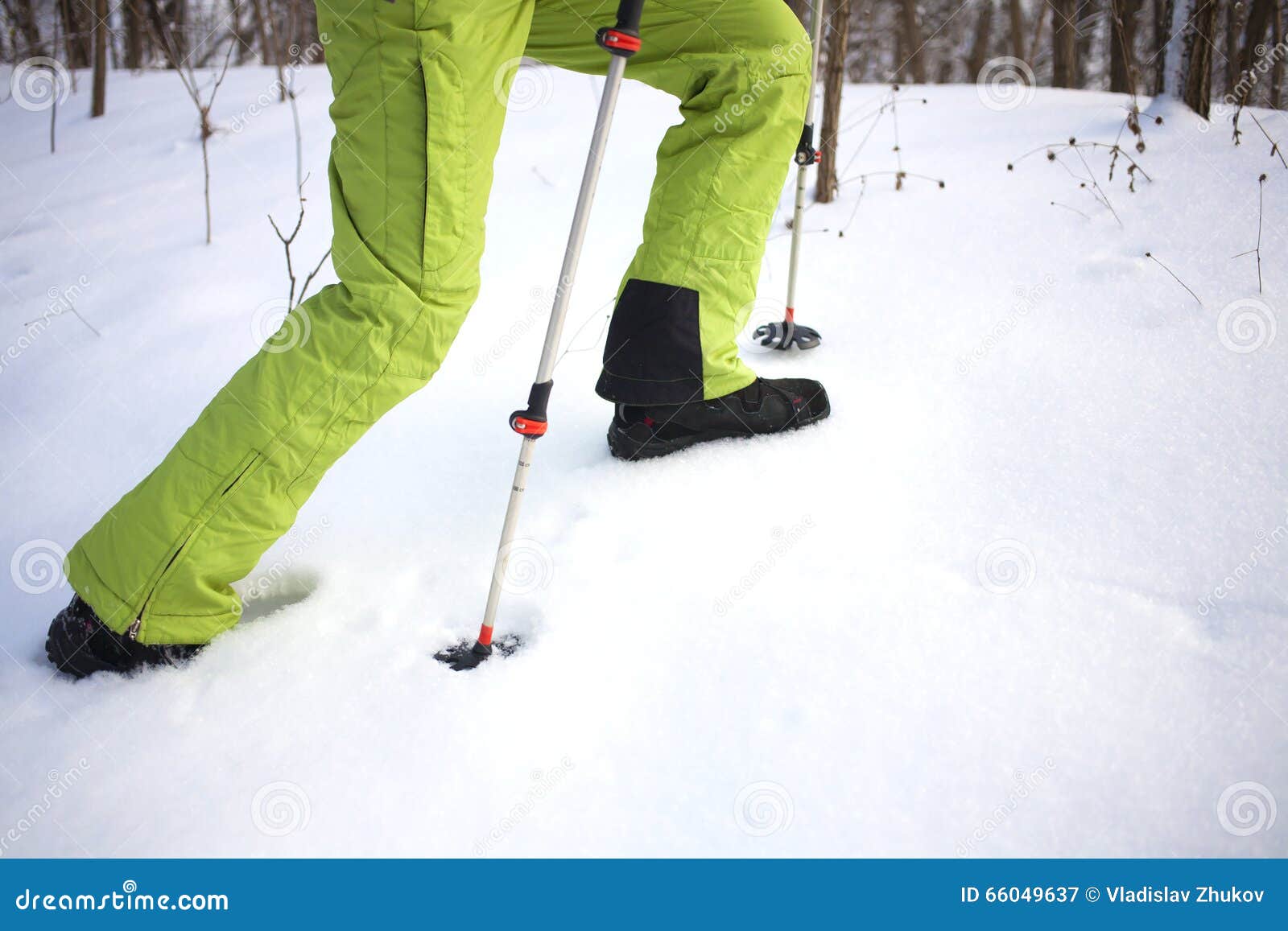 People Running through the Snow. Stock Image - Image of extreme ...