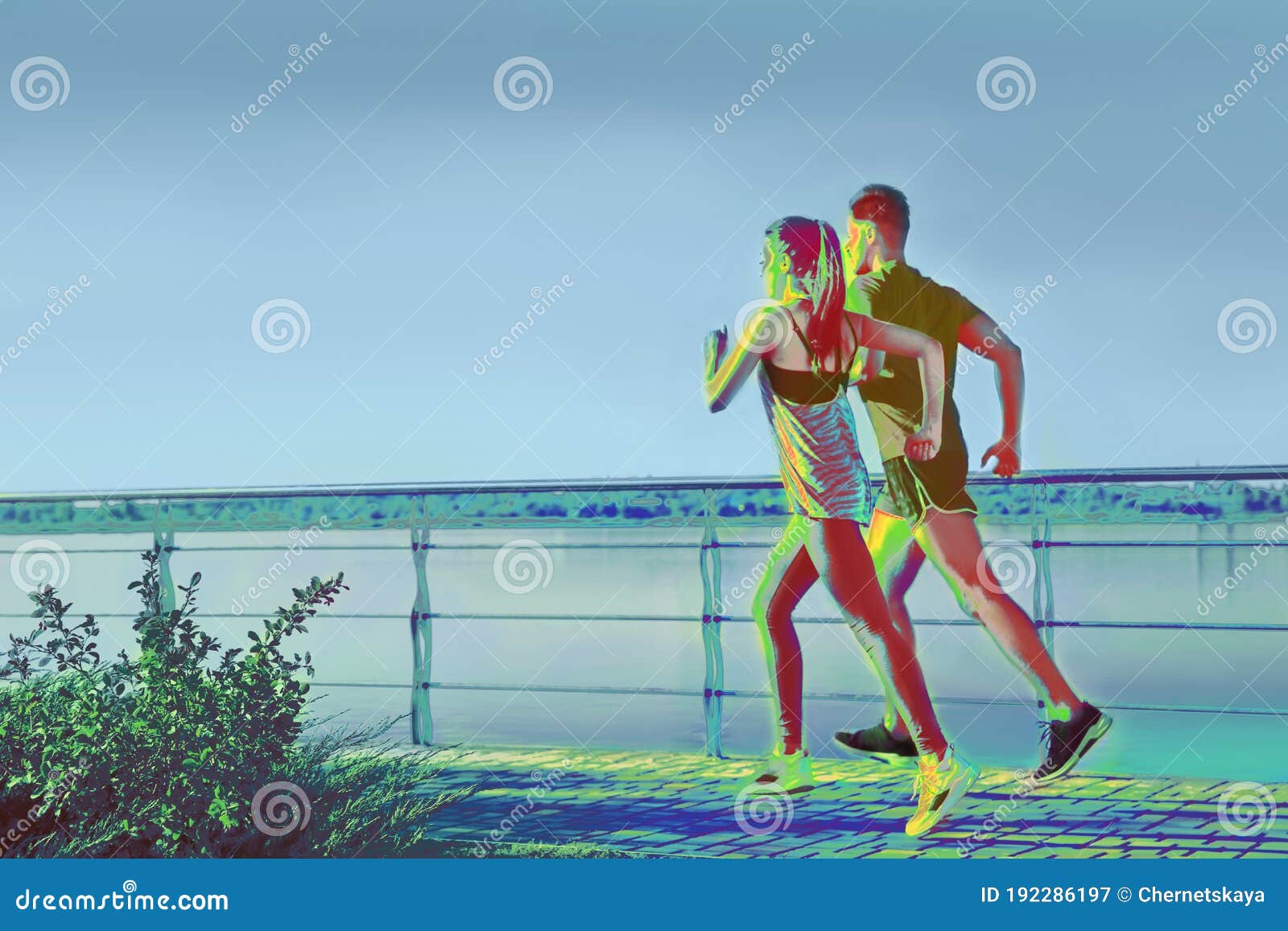 People Running, View through Thermal Camera. Temperature Detection ... People Running, View through Thermal Camera. Temperature Detection ...
