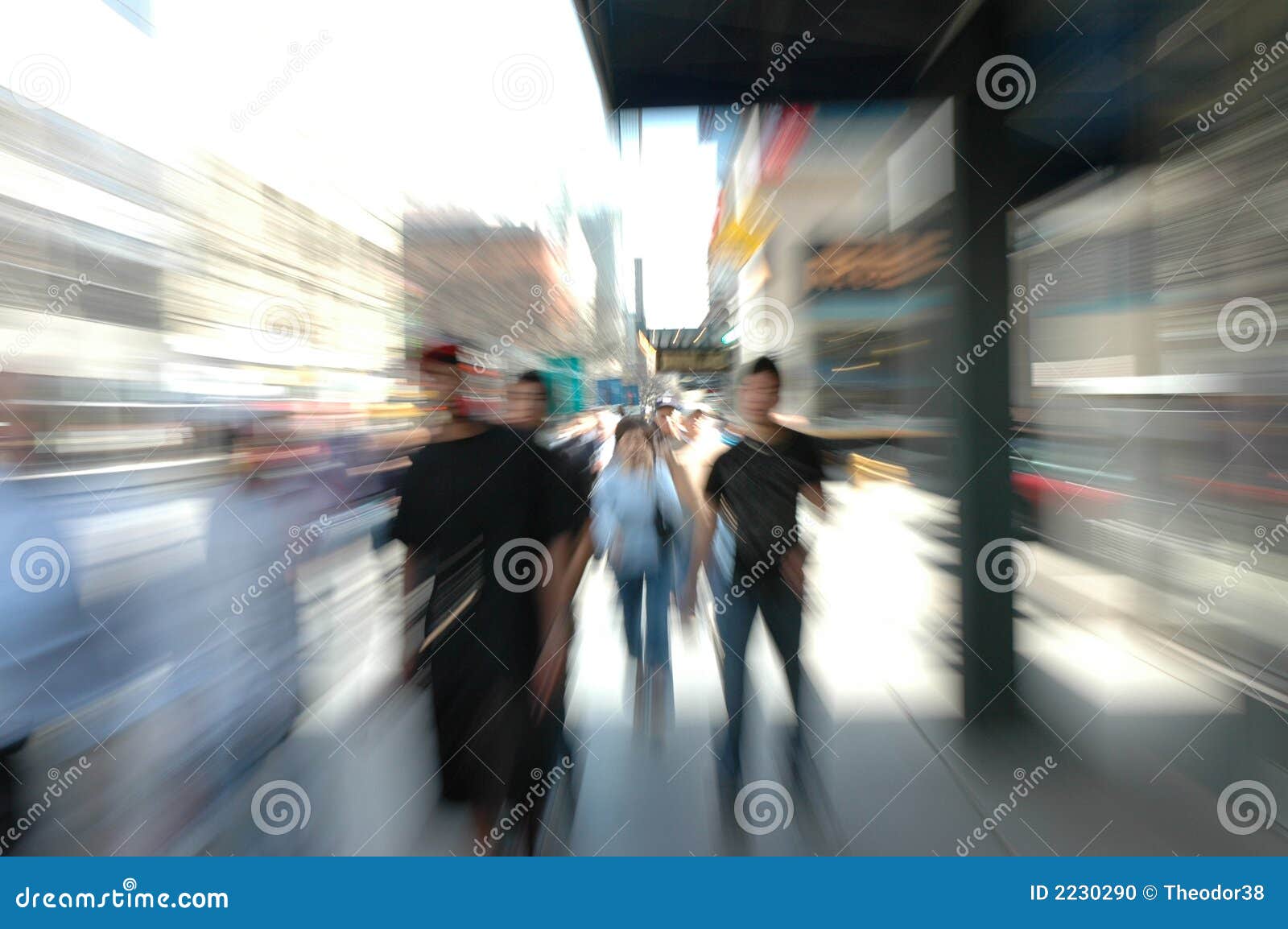 People in rush hour stock photo. Image of fast, downtown - 2230290