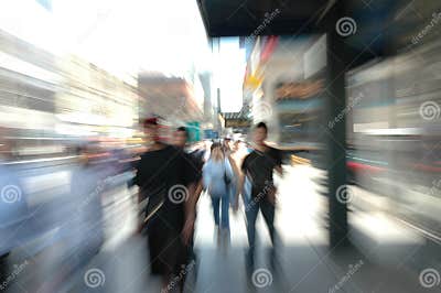People in rush hour stock photo. Image of fast, downtown - 2230290