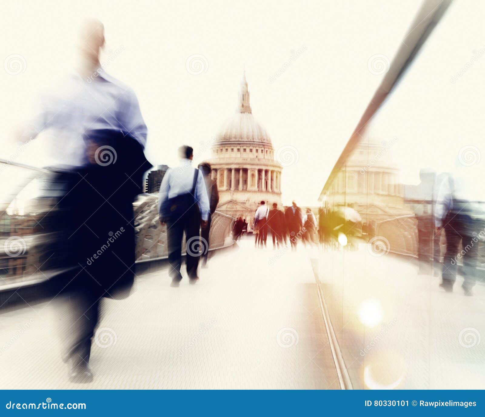 People Rushing in London Concept Stock Image - Image of crowd ...