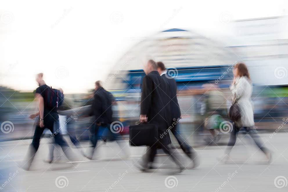 People rushing to work stock photo. Image of morning - 18332744