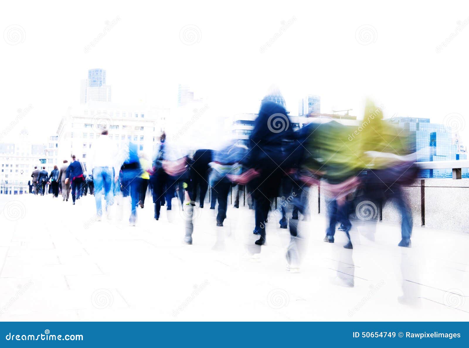 Man Guy People Rushing Step In Motion On Escalator In The Mall Building ...