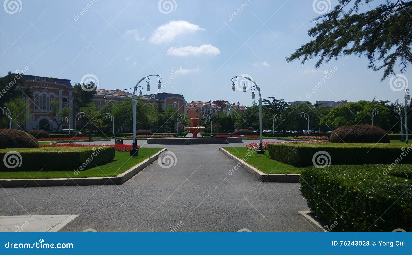 The People S Square Street Garden Editorial Stock Photo - Image of ...