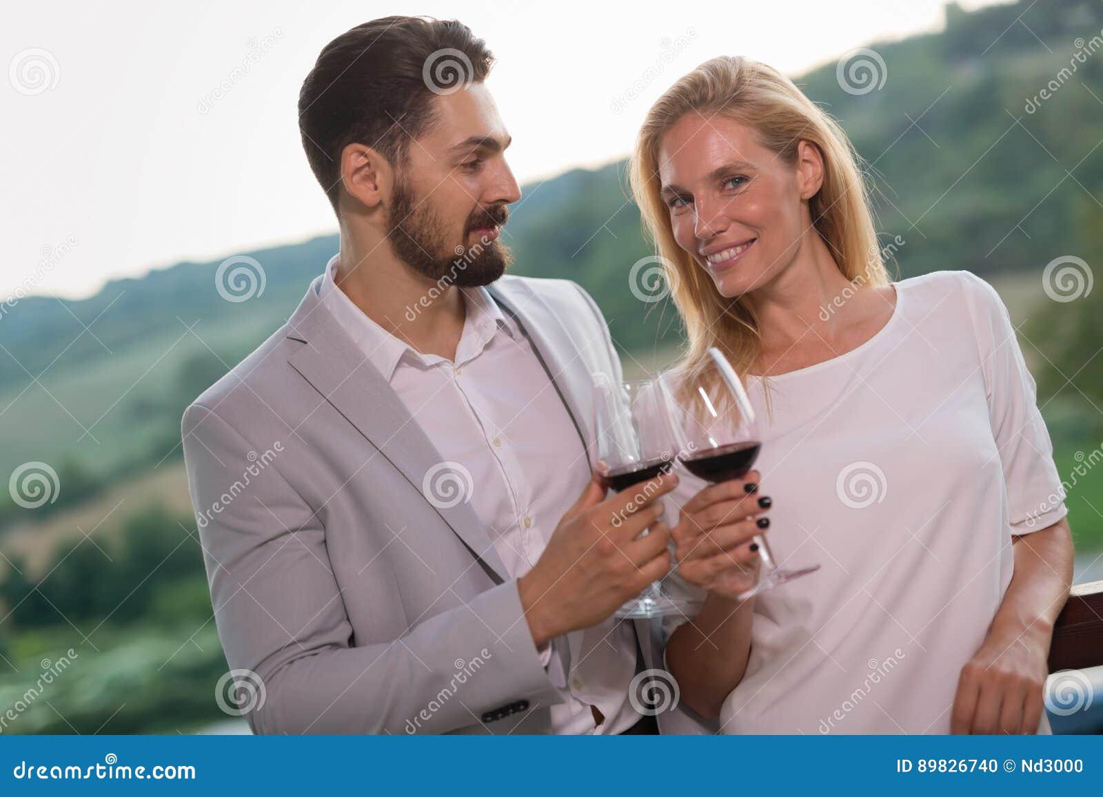 People Sampling and Tasting Wines in Vineyard Stock Photo - Image of ...