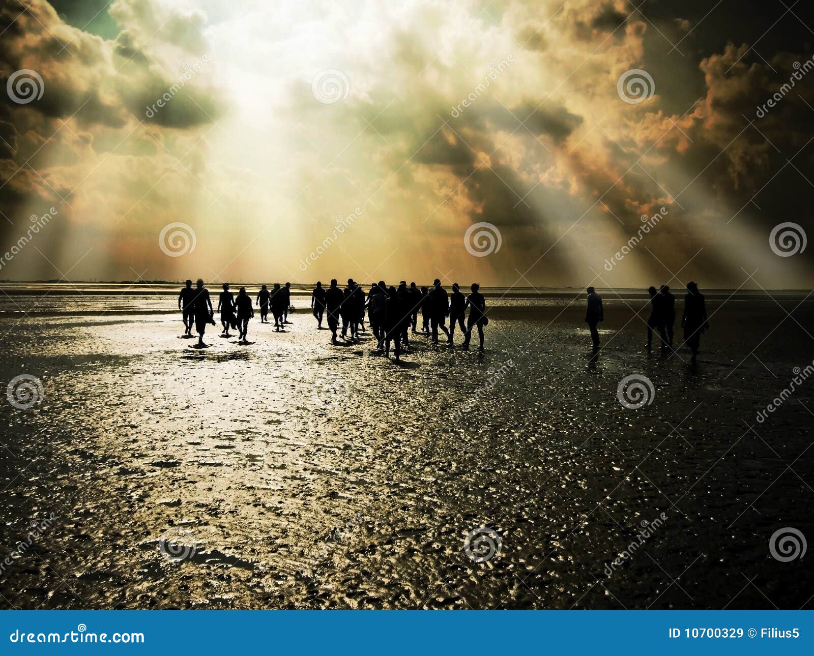 People on the sand stock image. Image of team, explore - 10700329