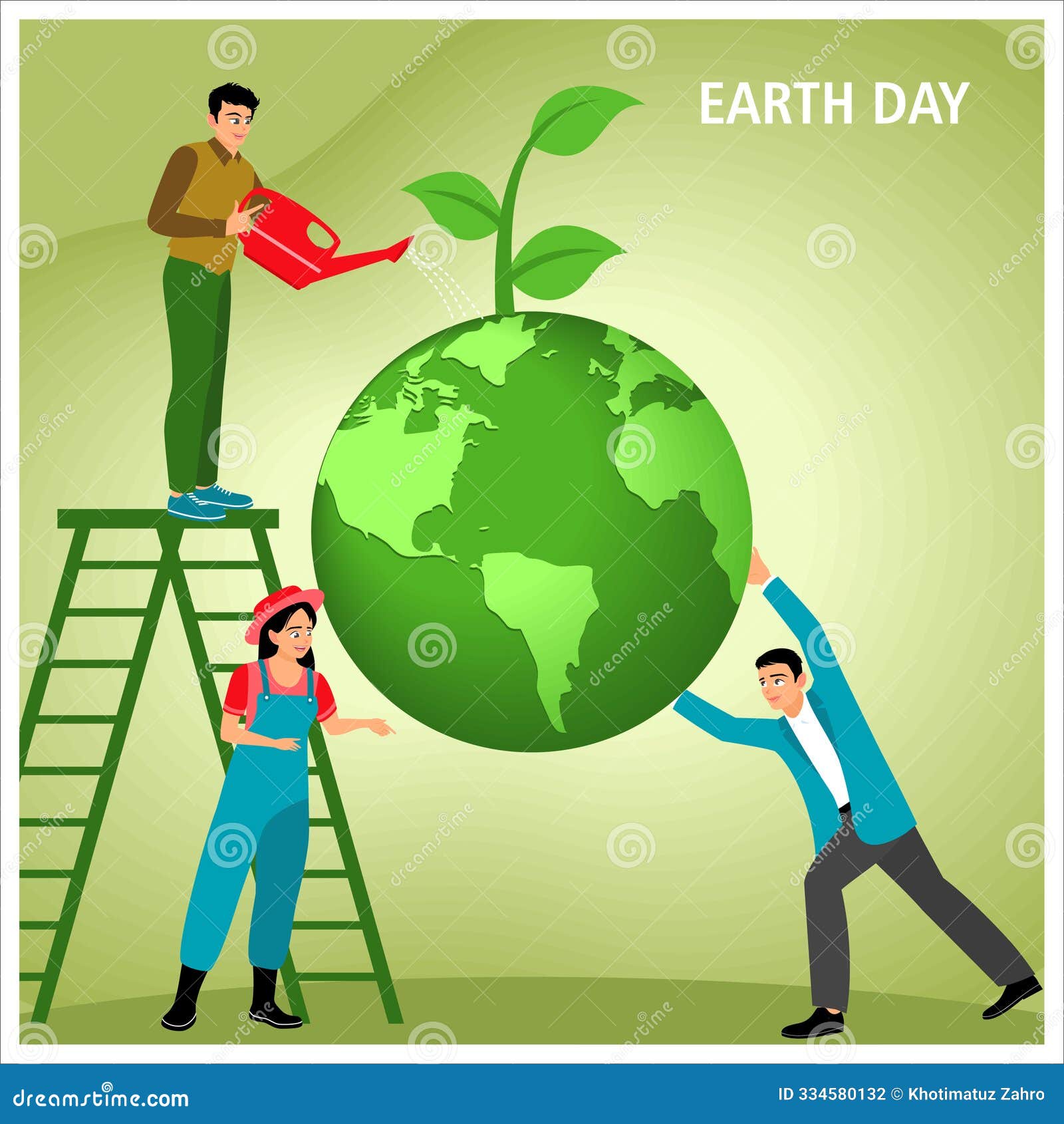 People Save Planet Earth. Protect Environmental Ecology. Earth Day ...