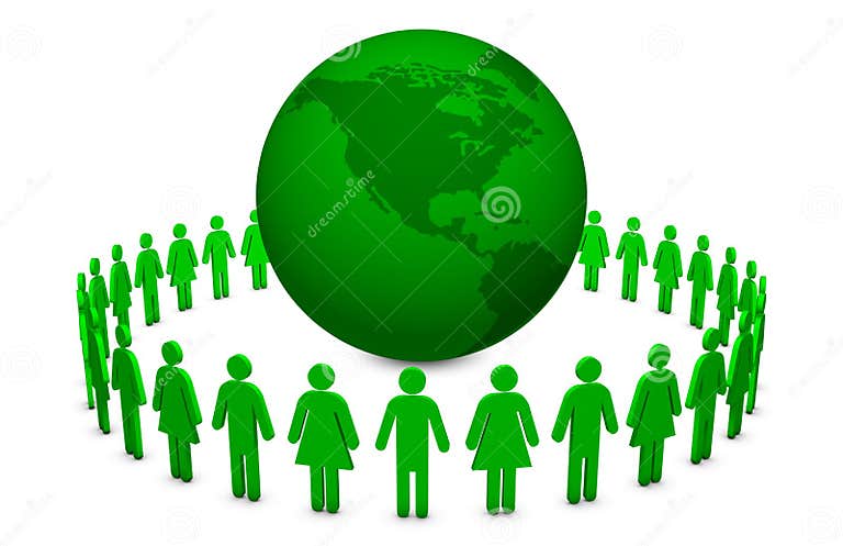 People saving the World stock illustration. Illustration of country ...