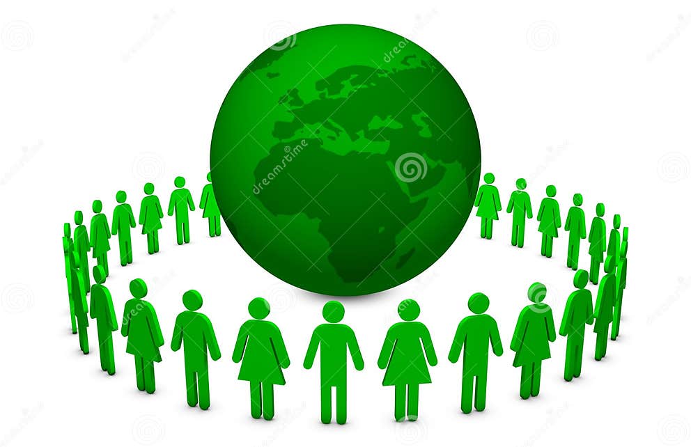 People saving the World stock illustration. Illustration of hands ...