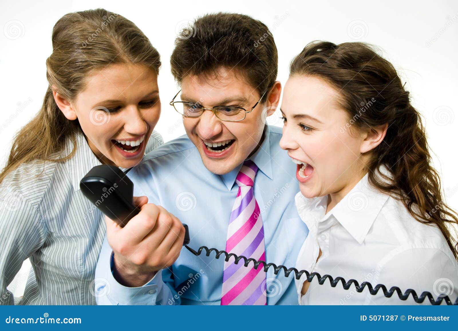 People screaming stock image. Image of employee, call - 5071287