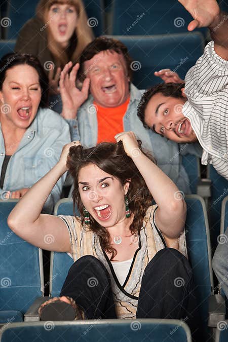 People Screaming in Theater Stock Photo - Image of male, crazy: 23577166
