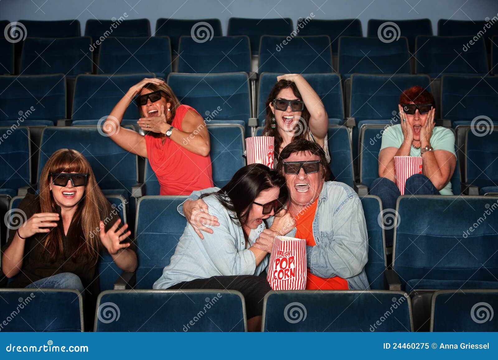 Scared Group Of People