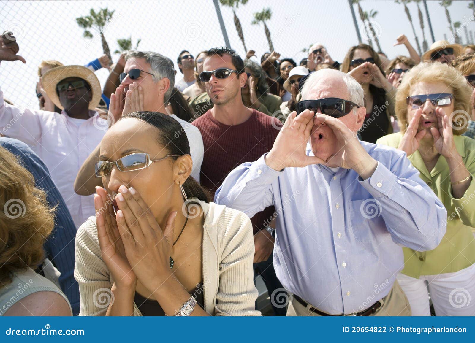 People Screaming Together stock photo. Image of standing - 29654822
