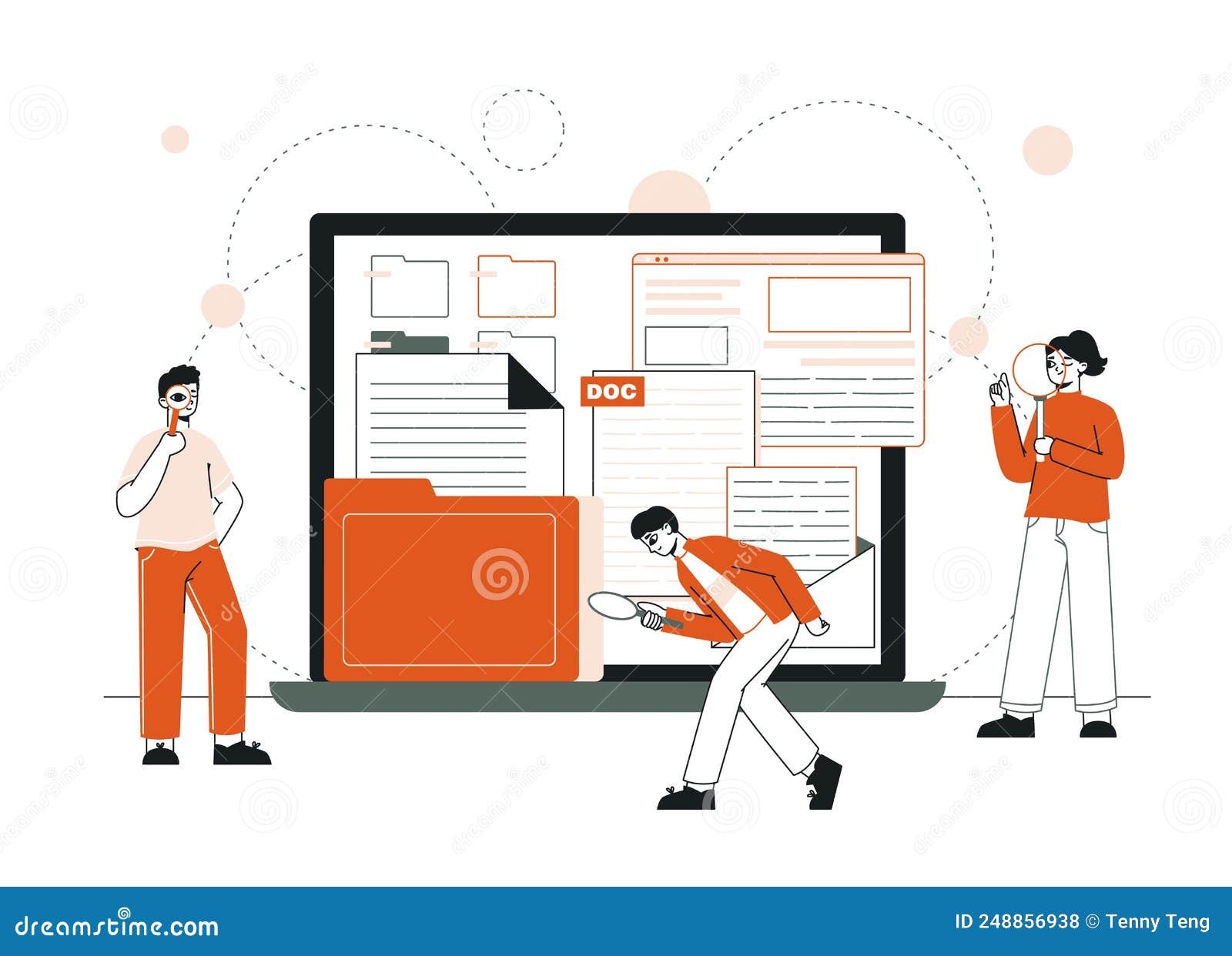 People Searching Data, Looking for File Documents Concept. Exploring ... People Searching Data, Looking for File Documents Concept. Exploring ...