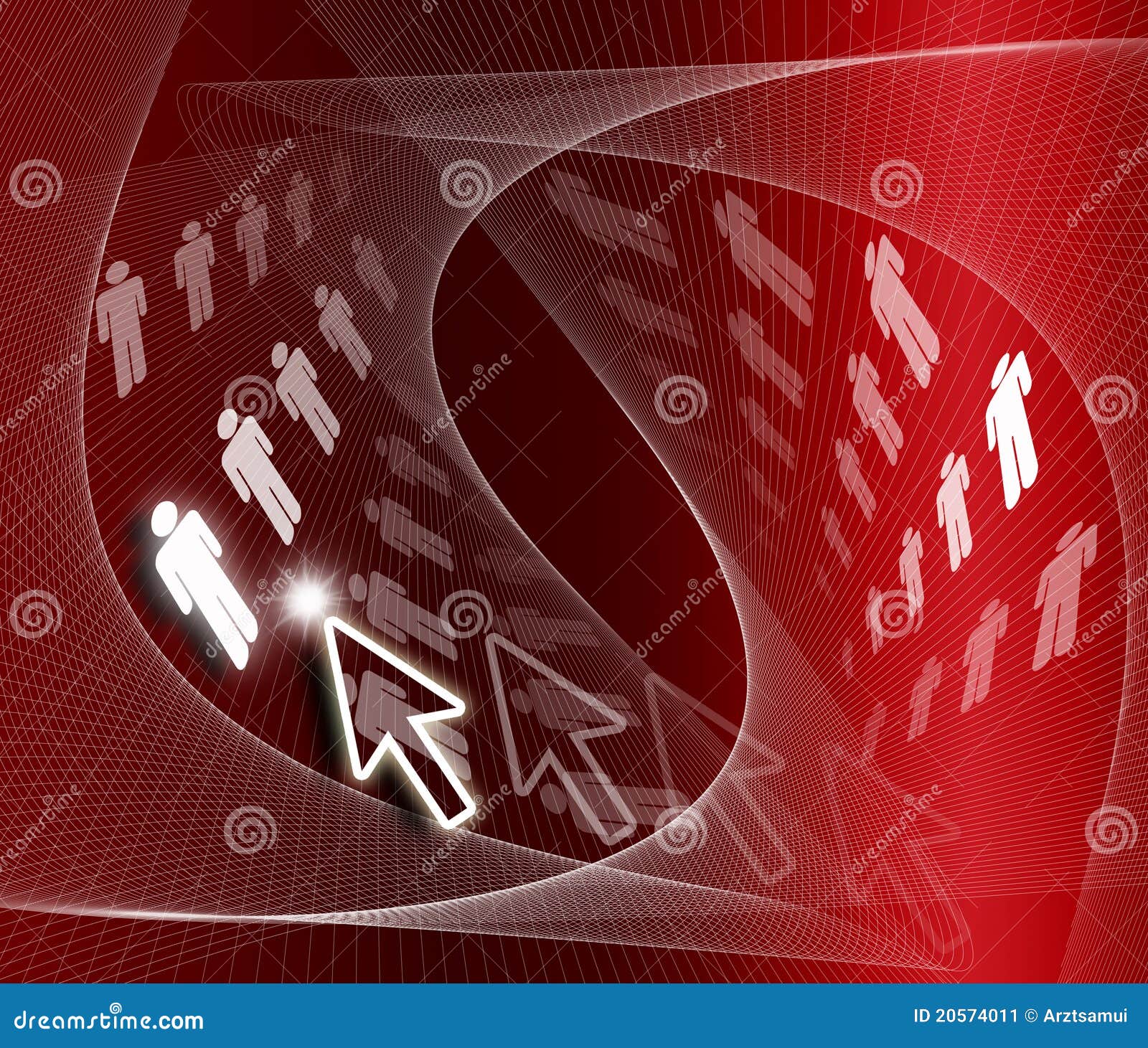 People selection stock illustration. Illustration of inspect - 20574011