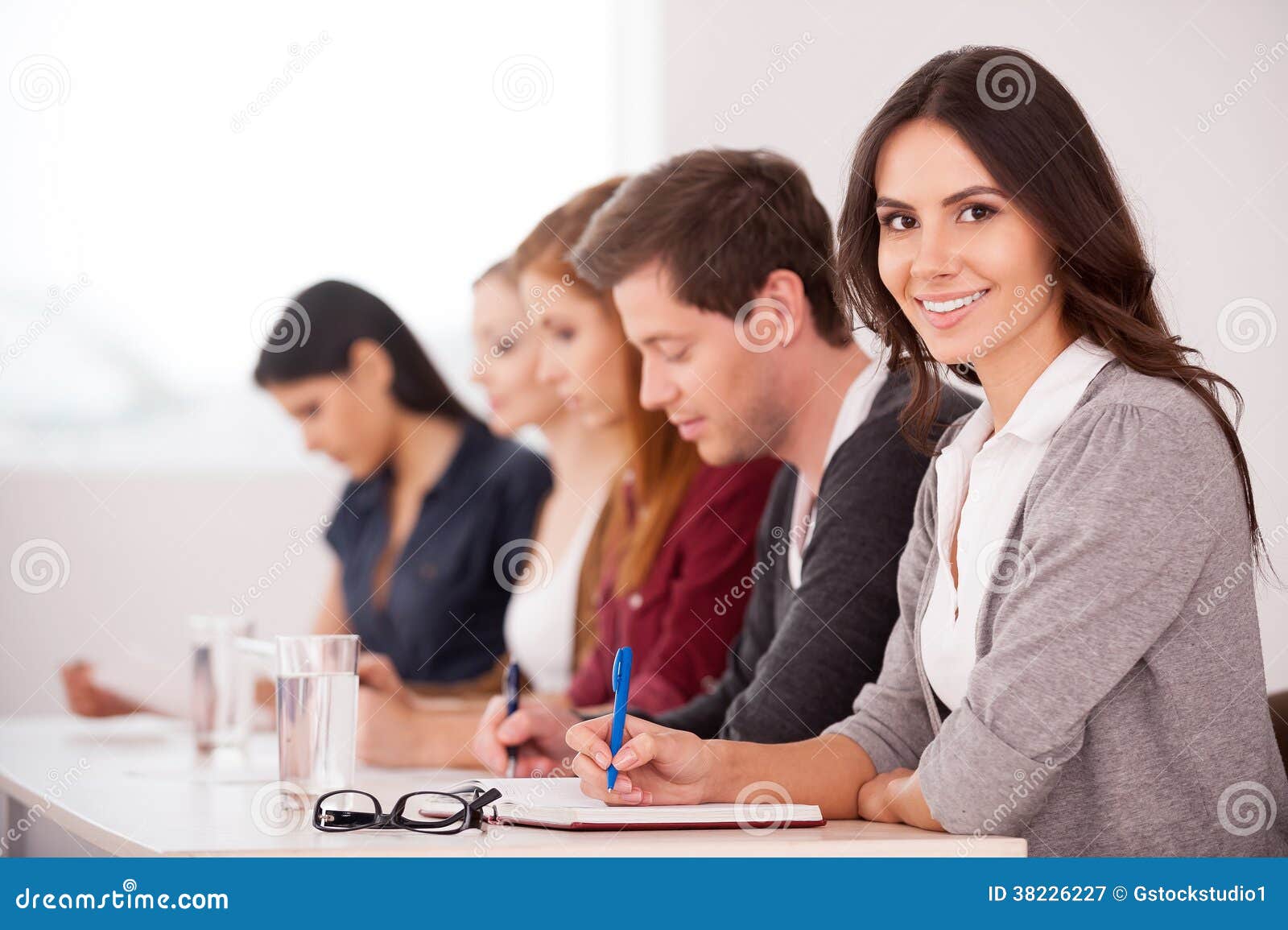 People at the seminar. stock image. Image of group, caucasian - 38226227