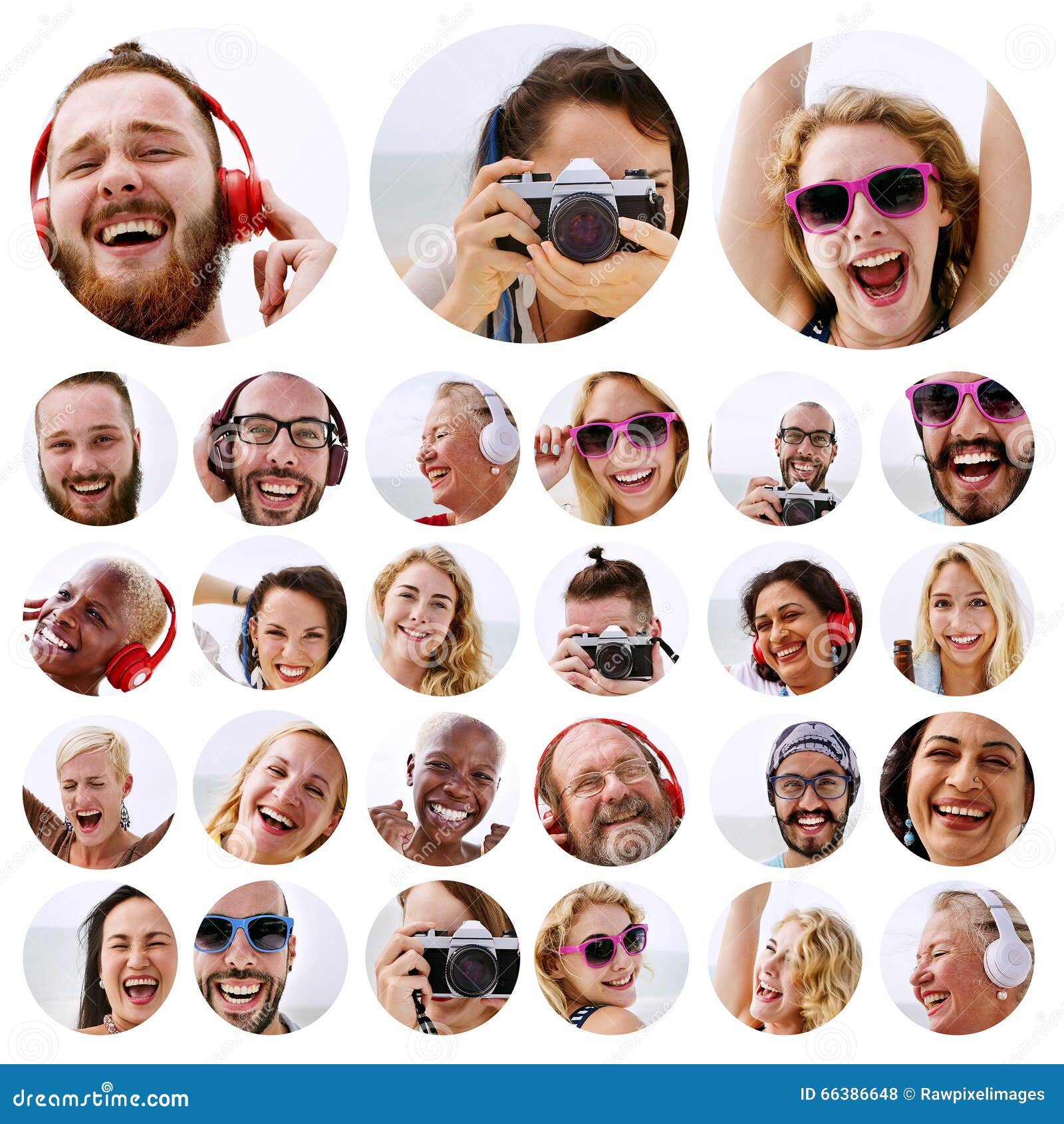 People Set of Faces Diversity Human Face Concept Stock Photo - Image of ...
