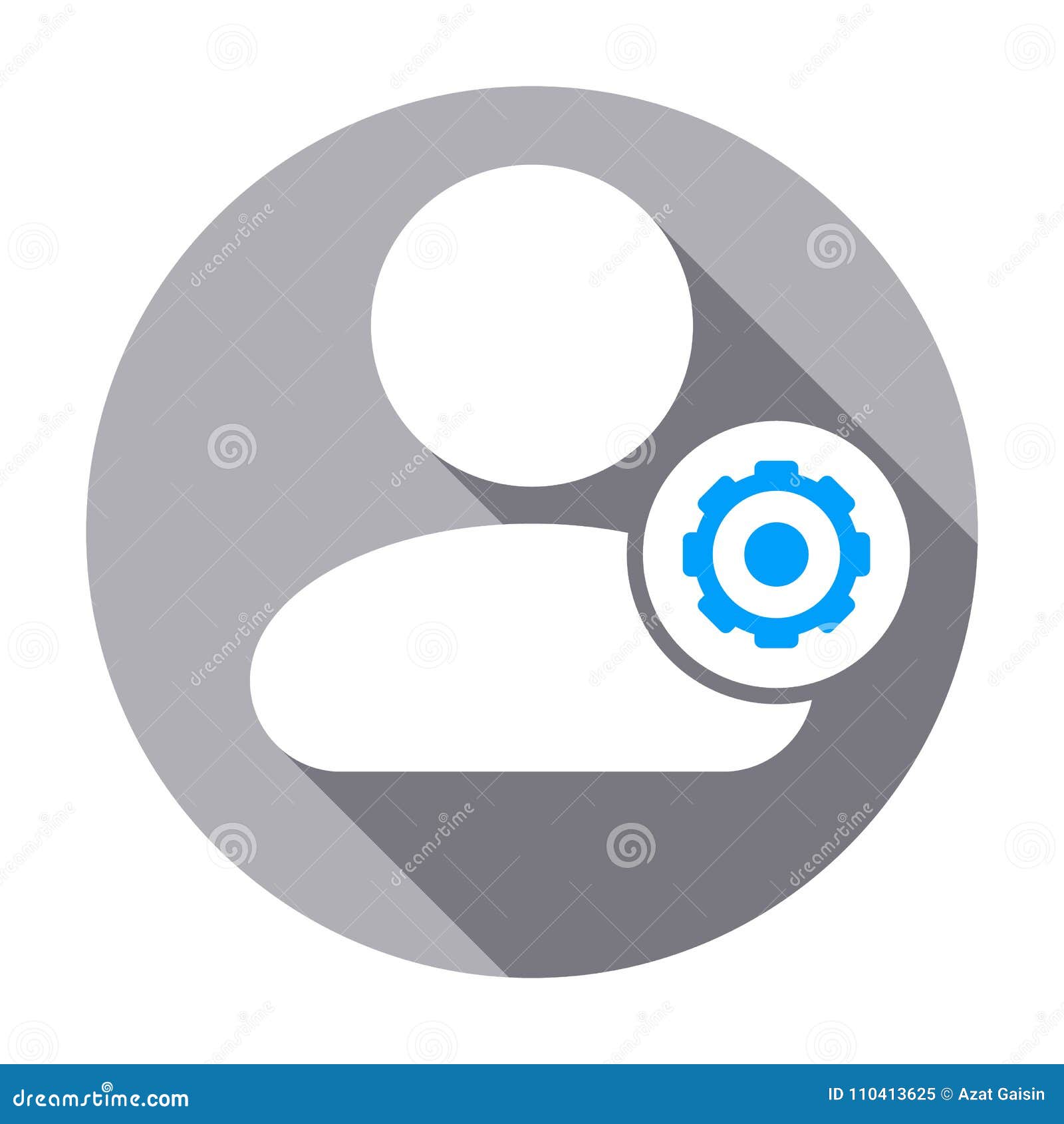 People settings user icon stock vector. Illustration of admin - 110413625
