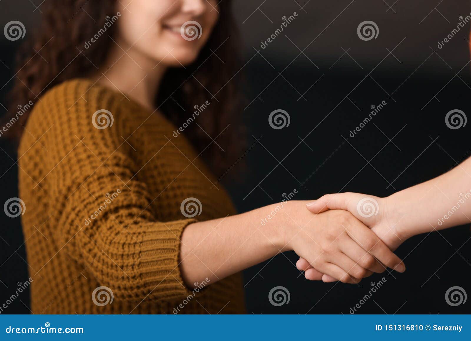 People Shaking Hands on Dark Background Stock Photo - Image of hands ...