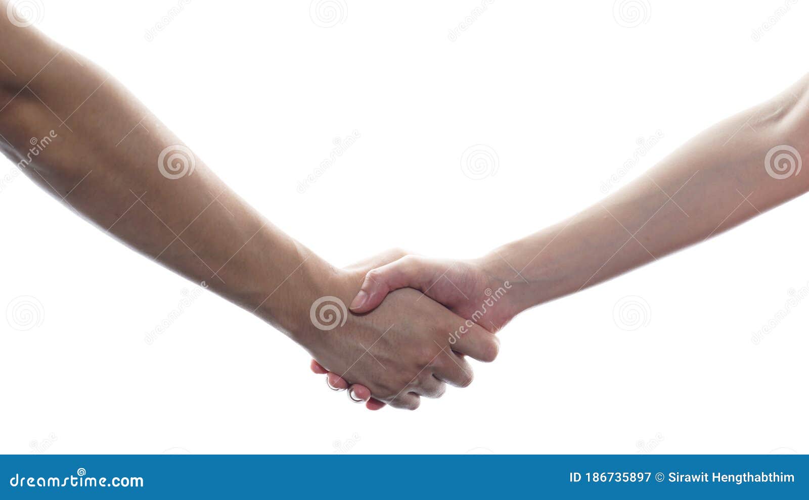 People Shaking Hands on White Isolated Background Stock Image - Image ...