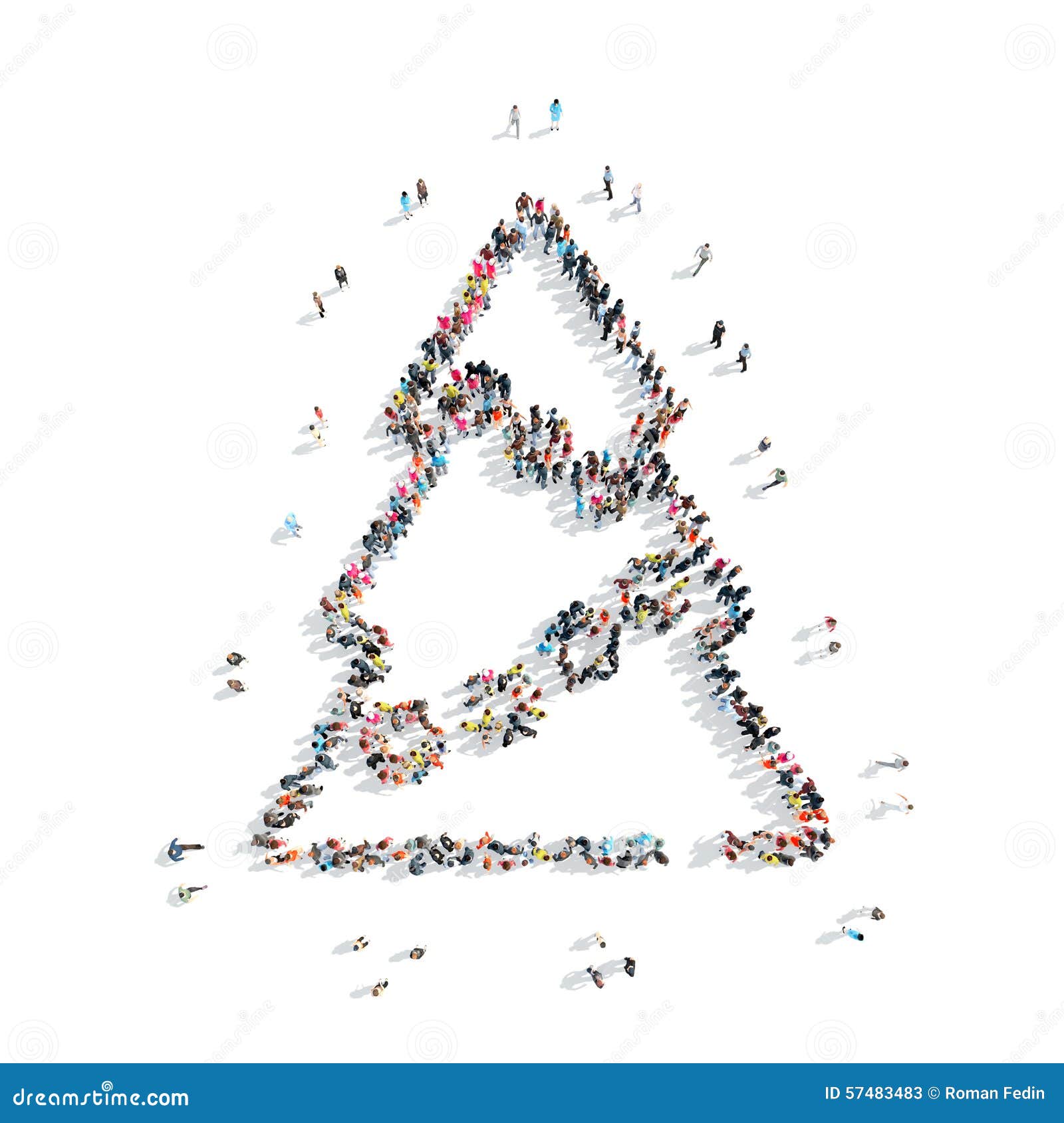 People in the Shape of Christmas Tree, Christmas Stock Image - Image of ...