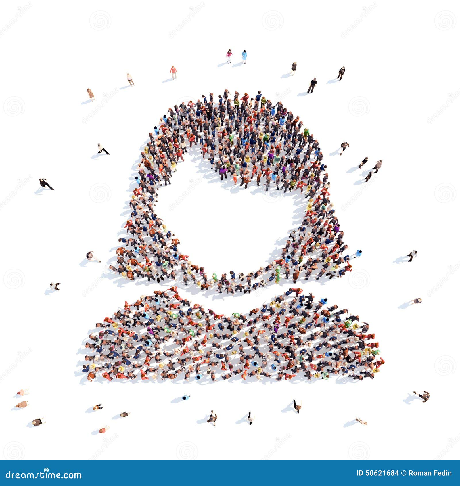 People in the shape of man stock illustration. Illustration of arms ...