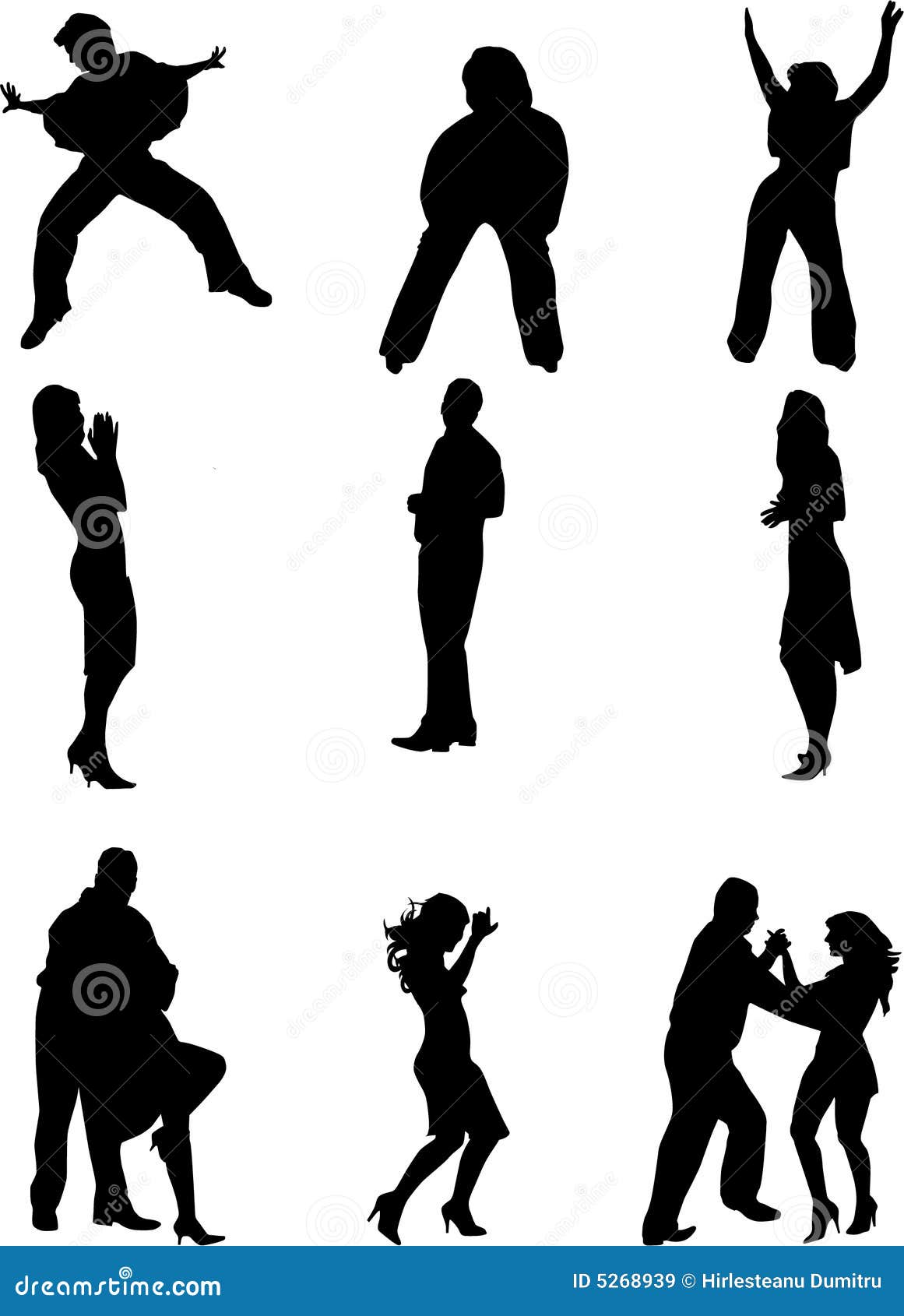 People Shapes Royalty Free Stock Images - Image: 5268939