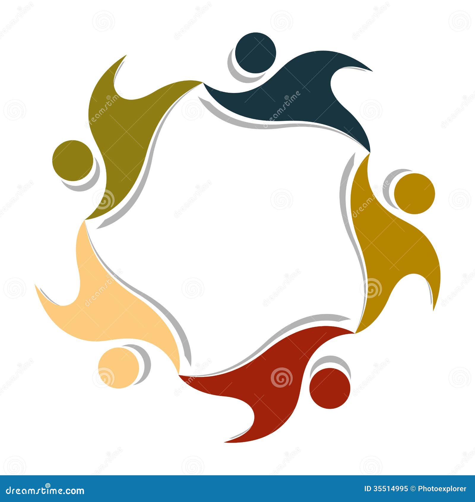 People shapes stock vector. Illustration of organization - 35514995