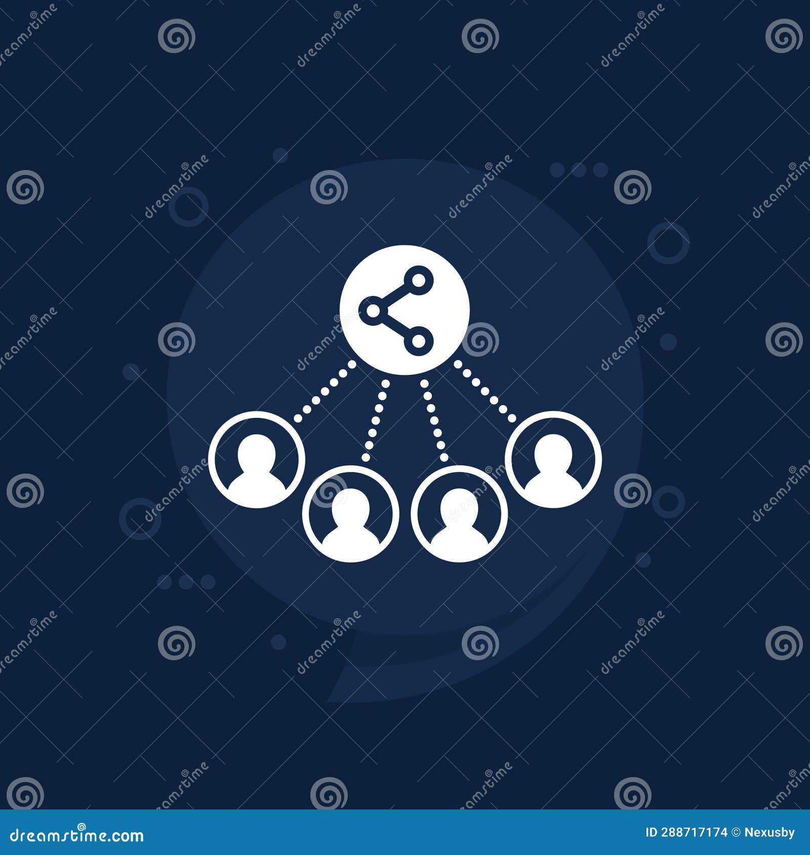 People Sharing Icon for Web and Apps Stock Illustration - Illustration ...