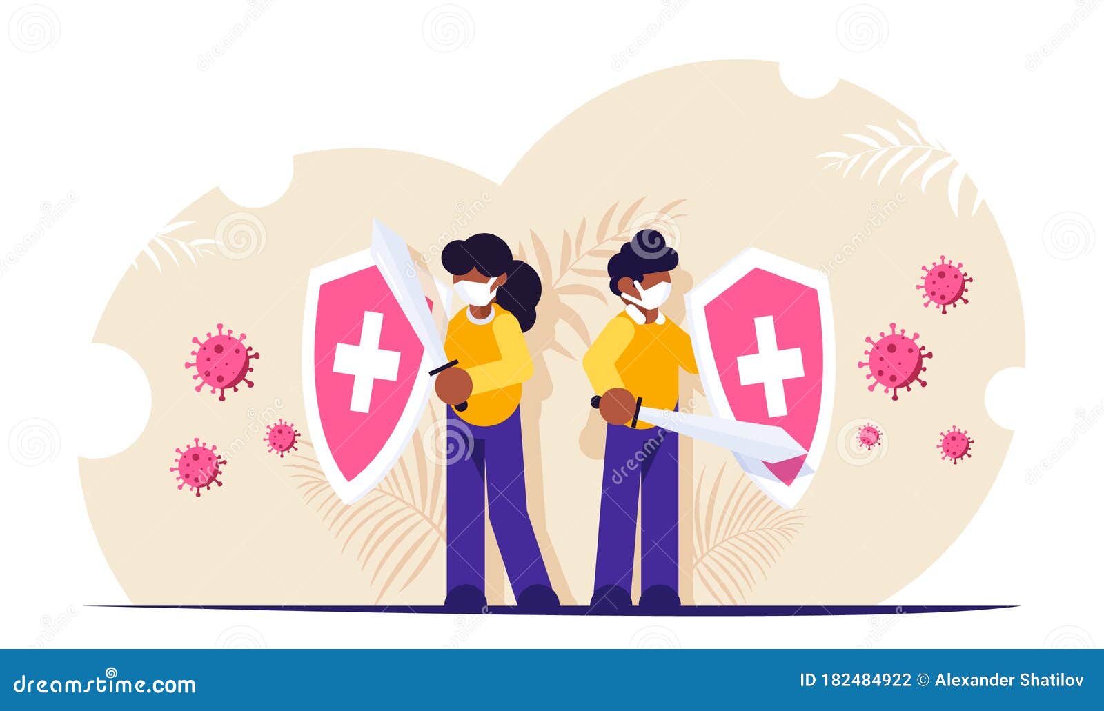 People with Shields in Their Hands are Protected from the Attack of the ...