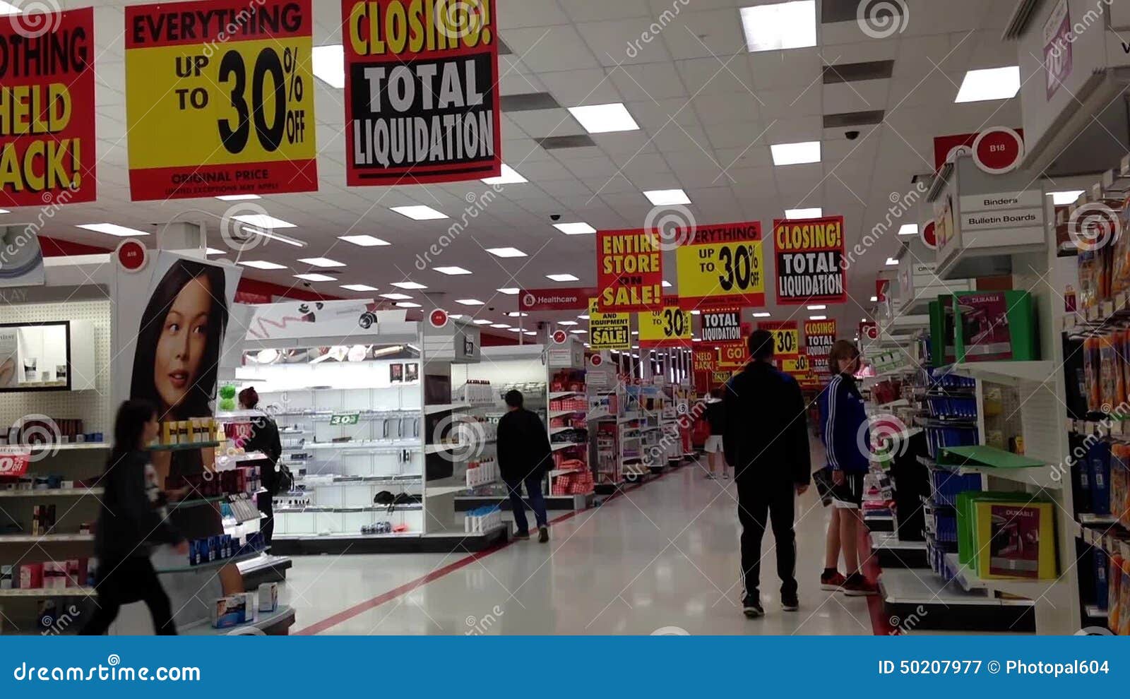 People Shopping At Target