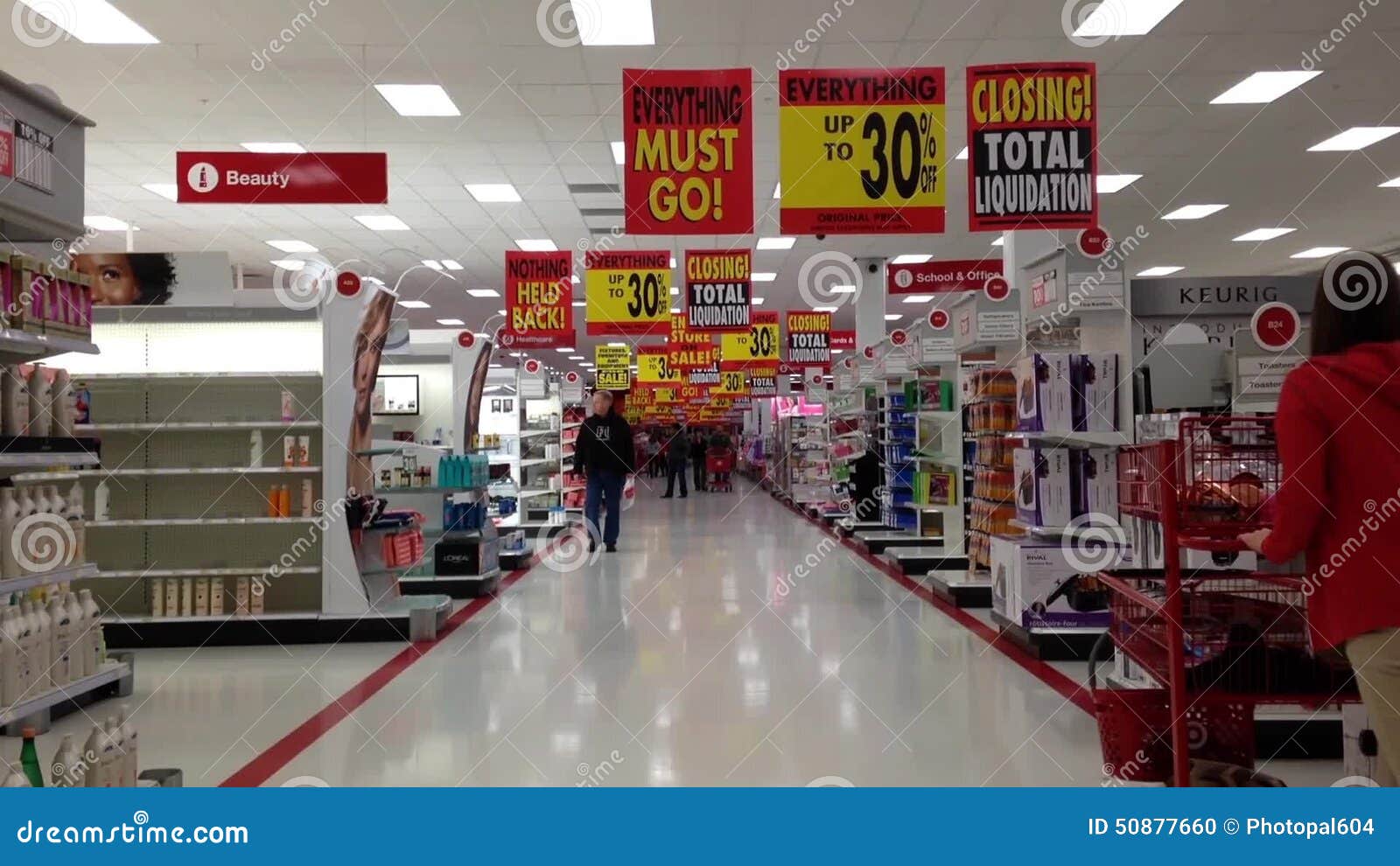 People Shopping Inside Target Store Stock Footage - Video of register ...
