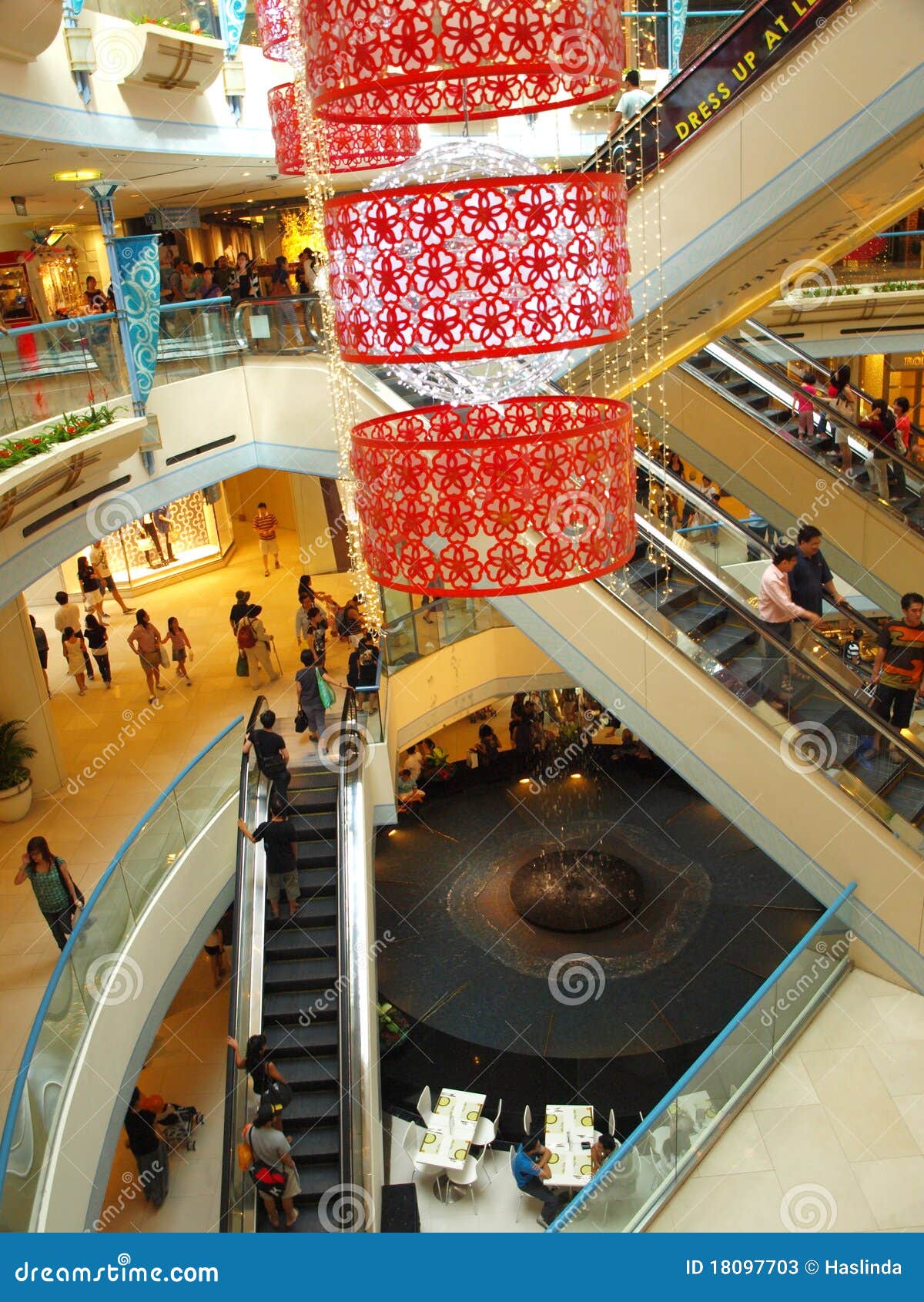 People at Shopping Mall editorial stock photo. Image of fashion - 18097703