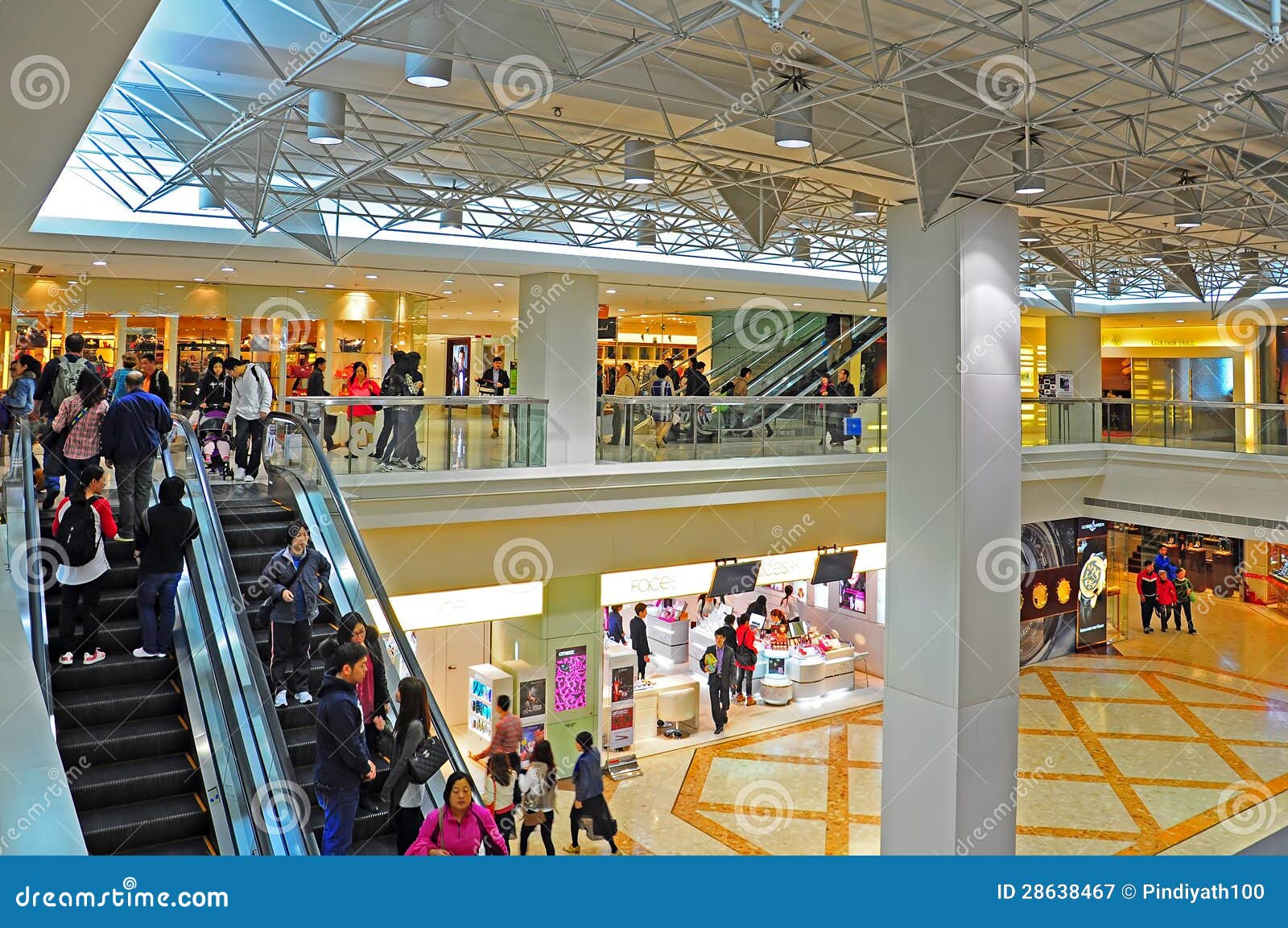 People at Shopping Mall Hong Kong Editorial Photography - Image of ...