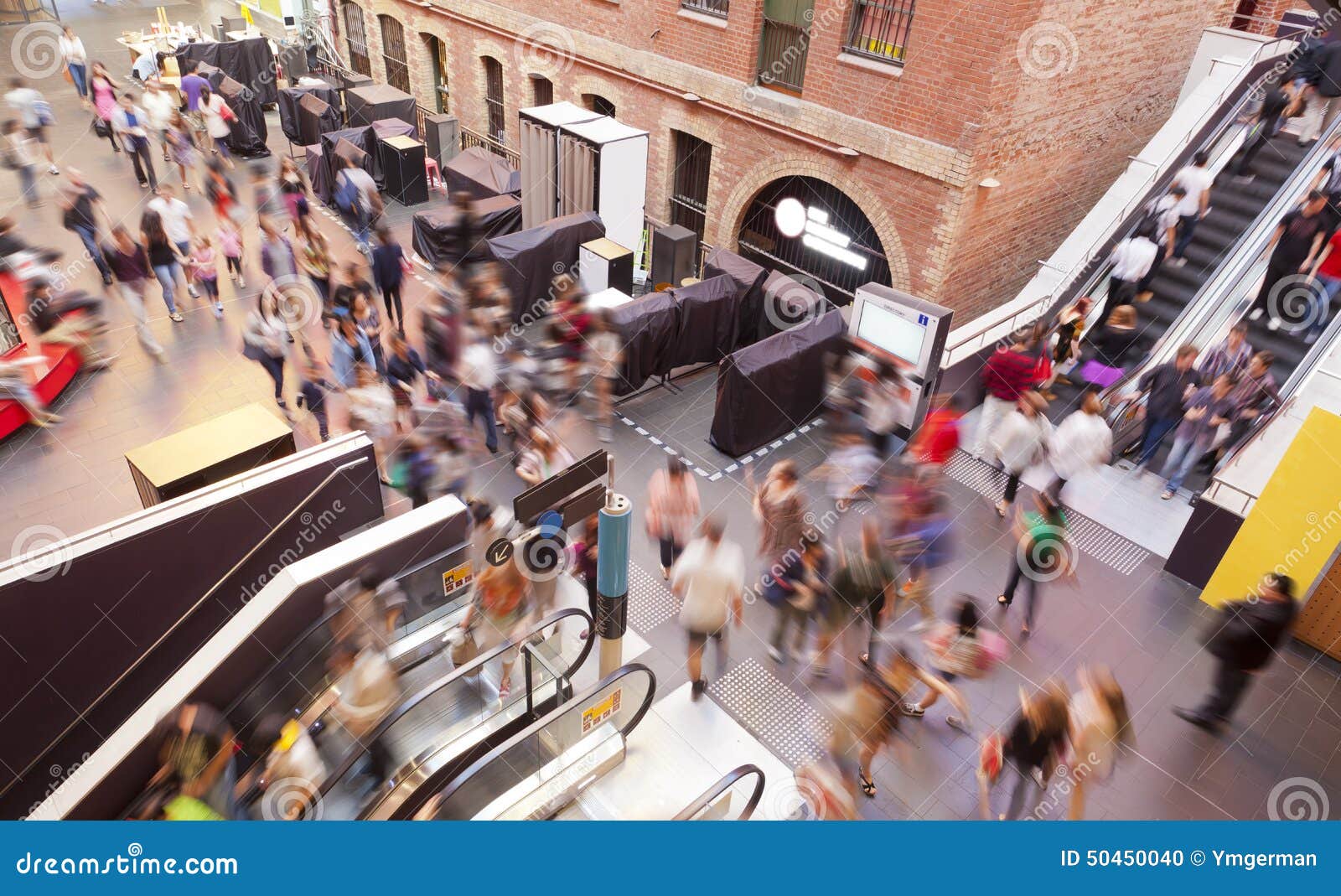 People in a shopping mall stock photo. Image of city - 50450040