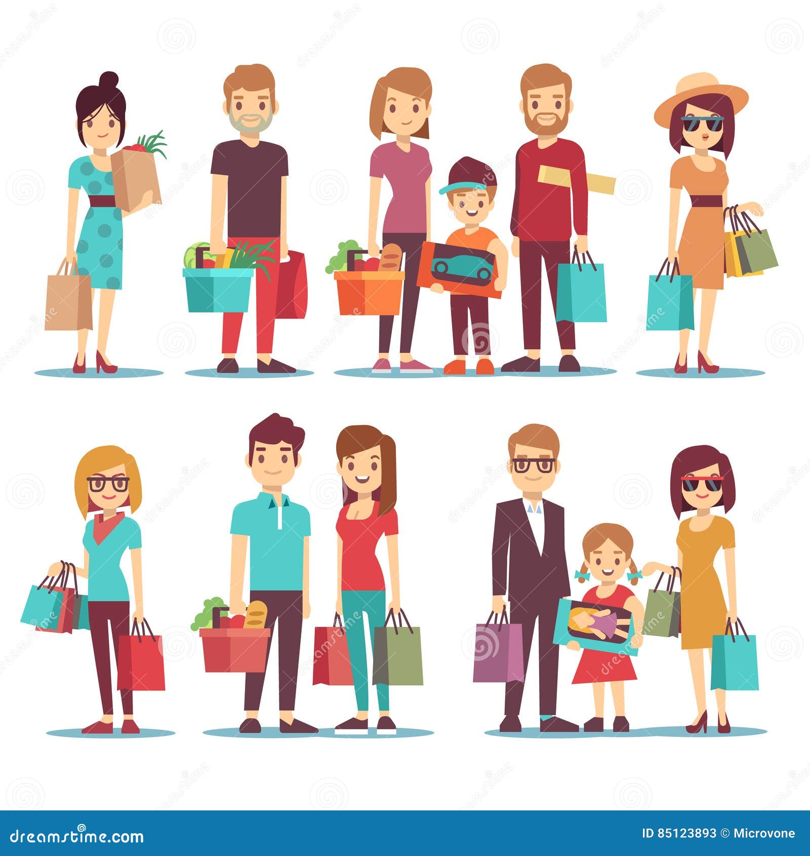 Person Mall Stock Illustrations – 10,173 Person Mall Stock ...