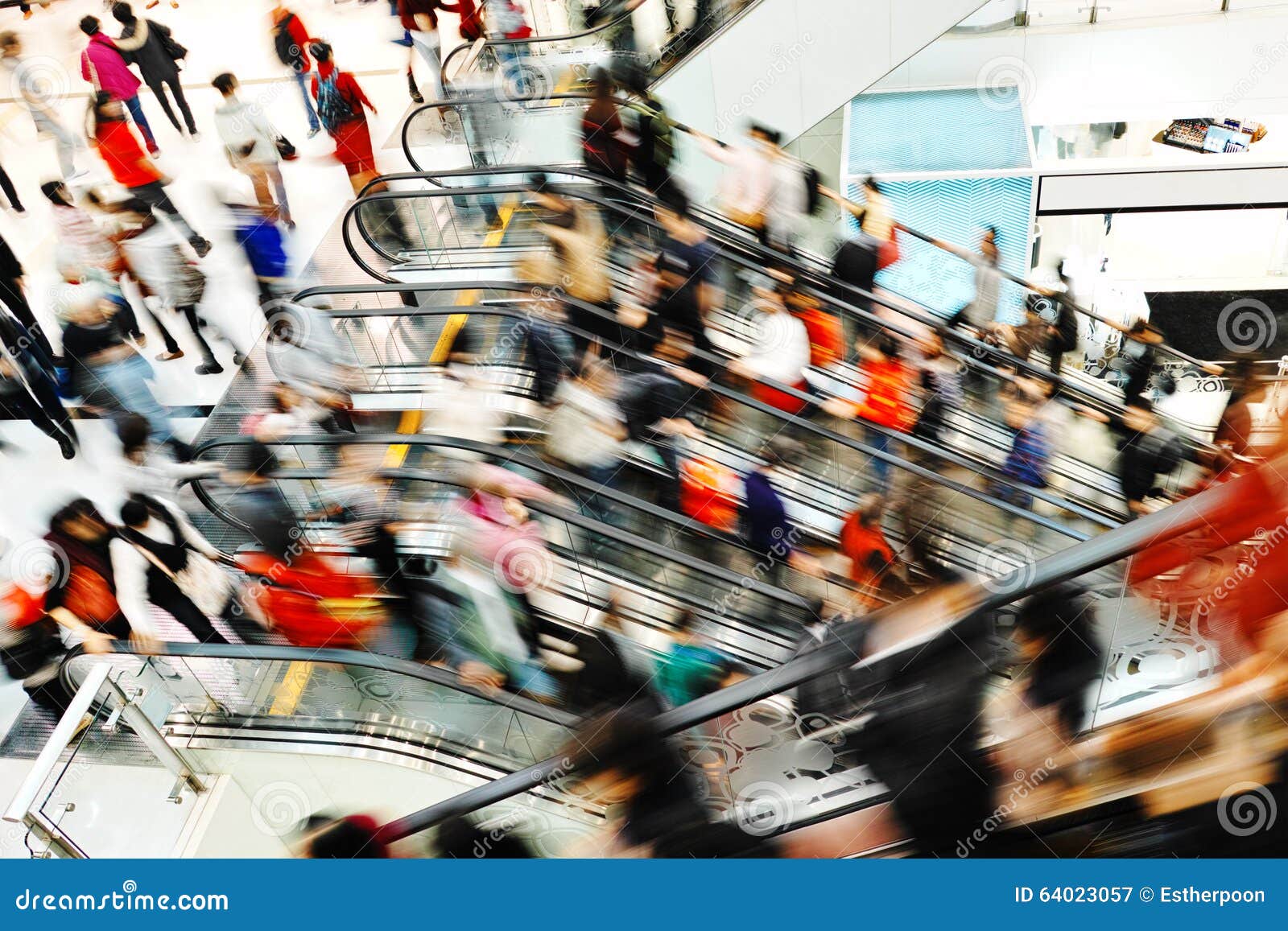 People Shopping in Retail Mall Stock Image - Image of people, commuter ...