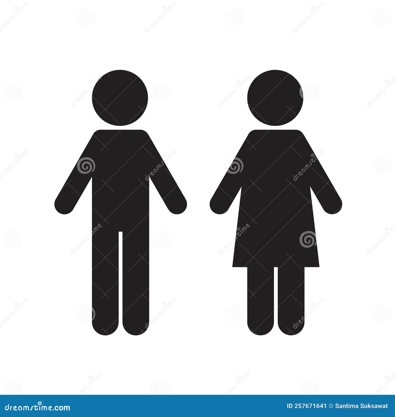 People Sign Icon Vector Illustration Stock Vector - Illustration of ...