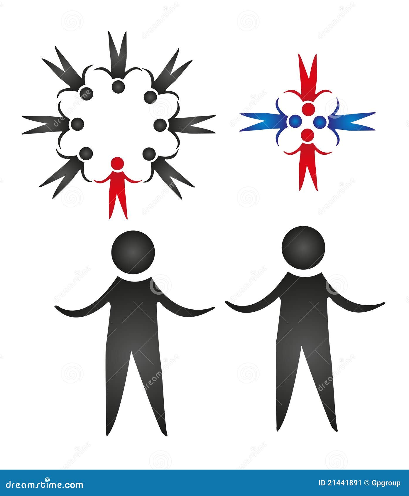 People signs stock illustration. Illustration of blue - 21441891