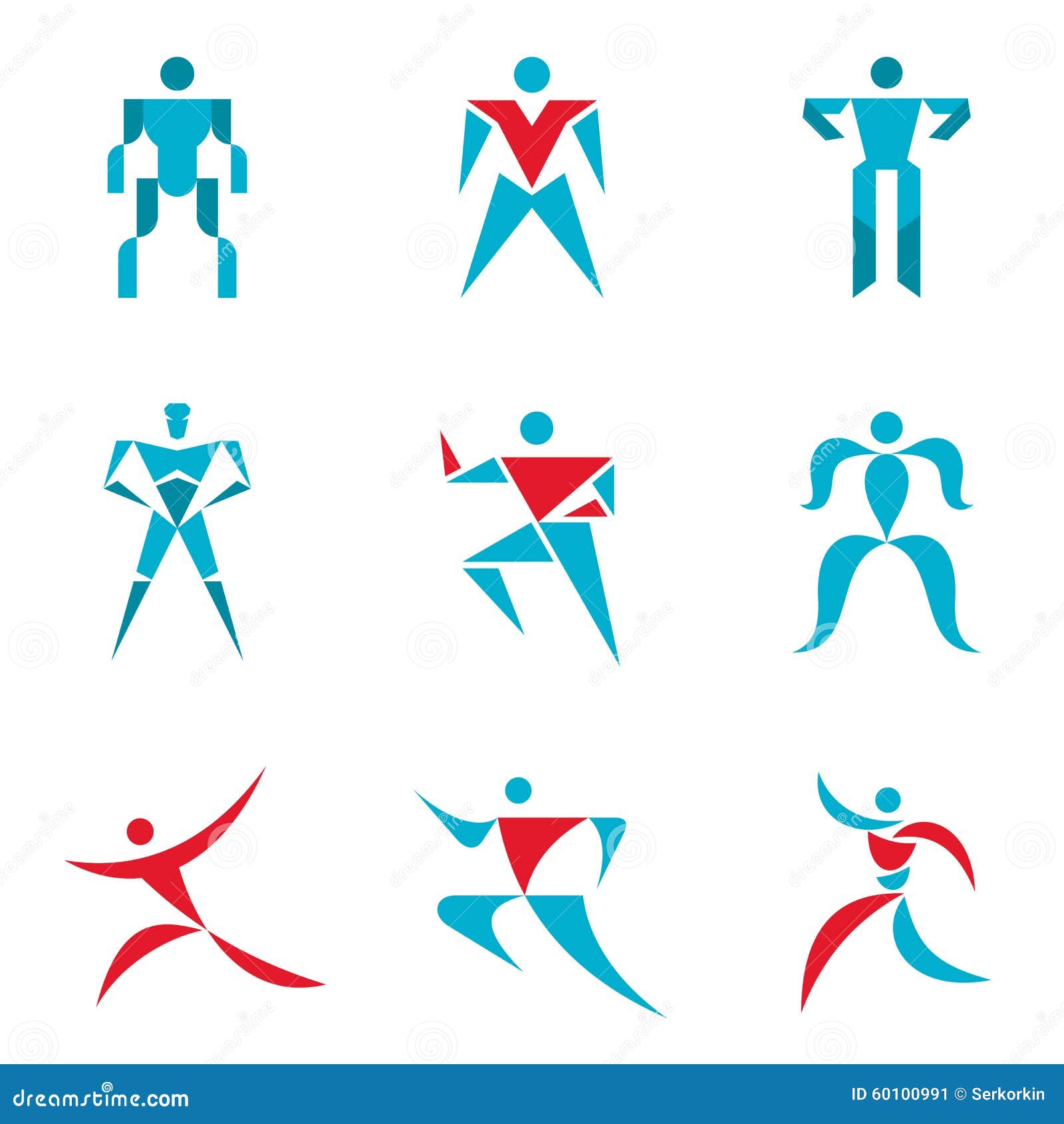 People Signs - Creative Vector Collection. Human Figures - Vector Icons ...