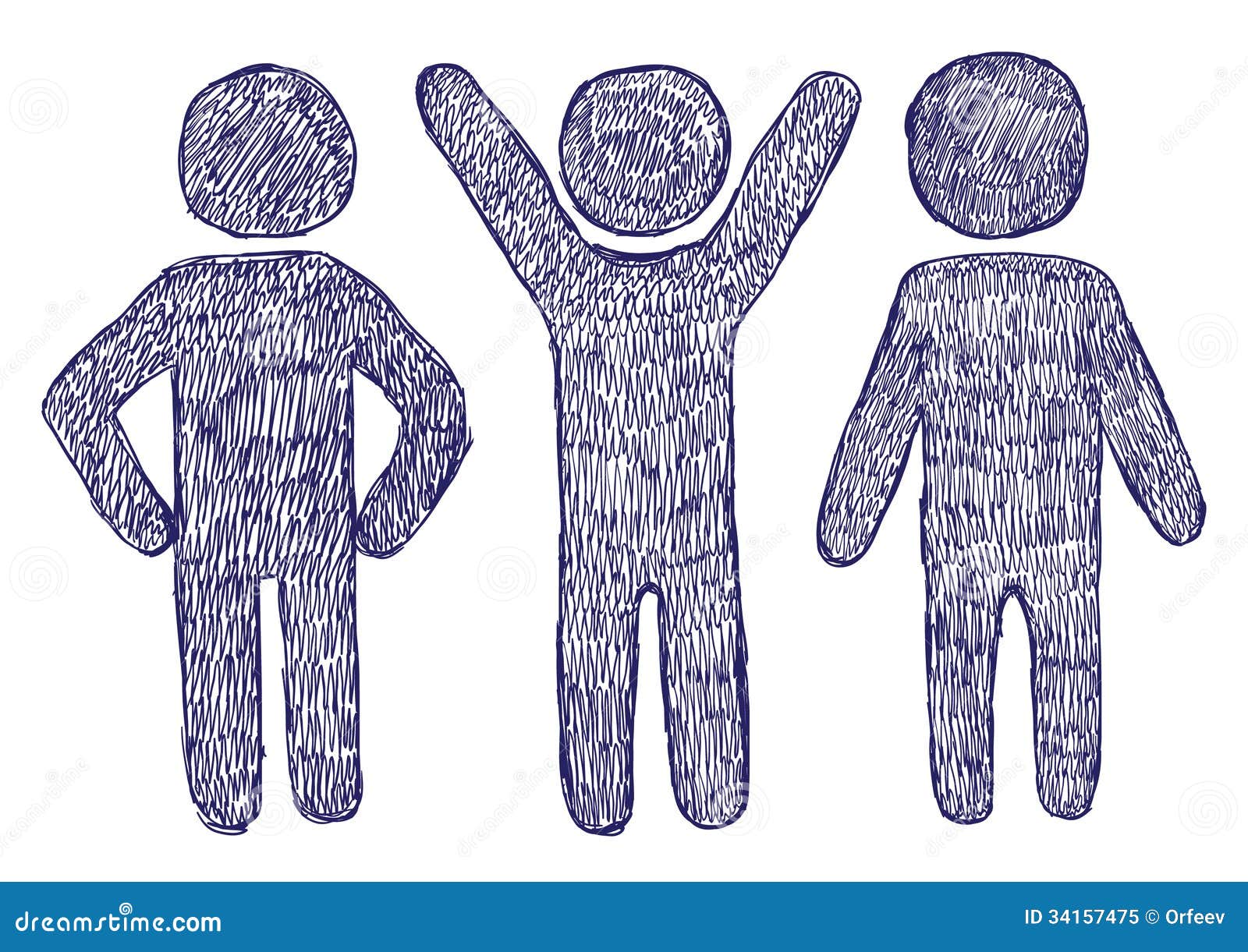 People Signs stock vector. Illustration of dynamic, group - 34157475