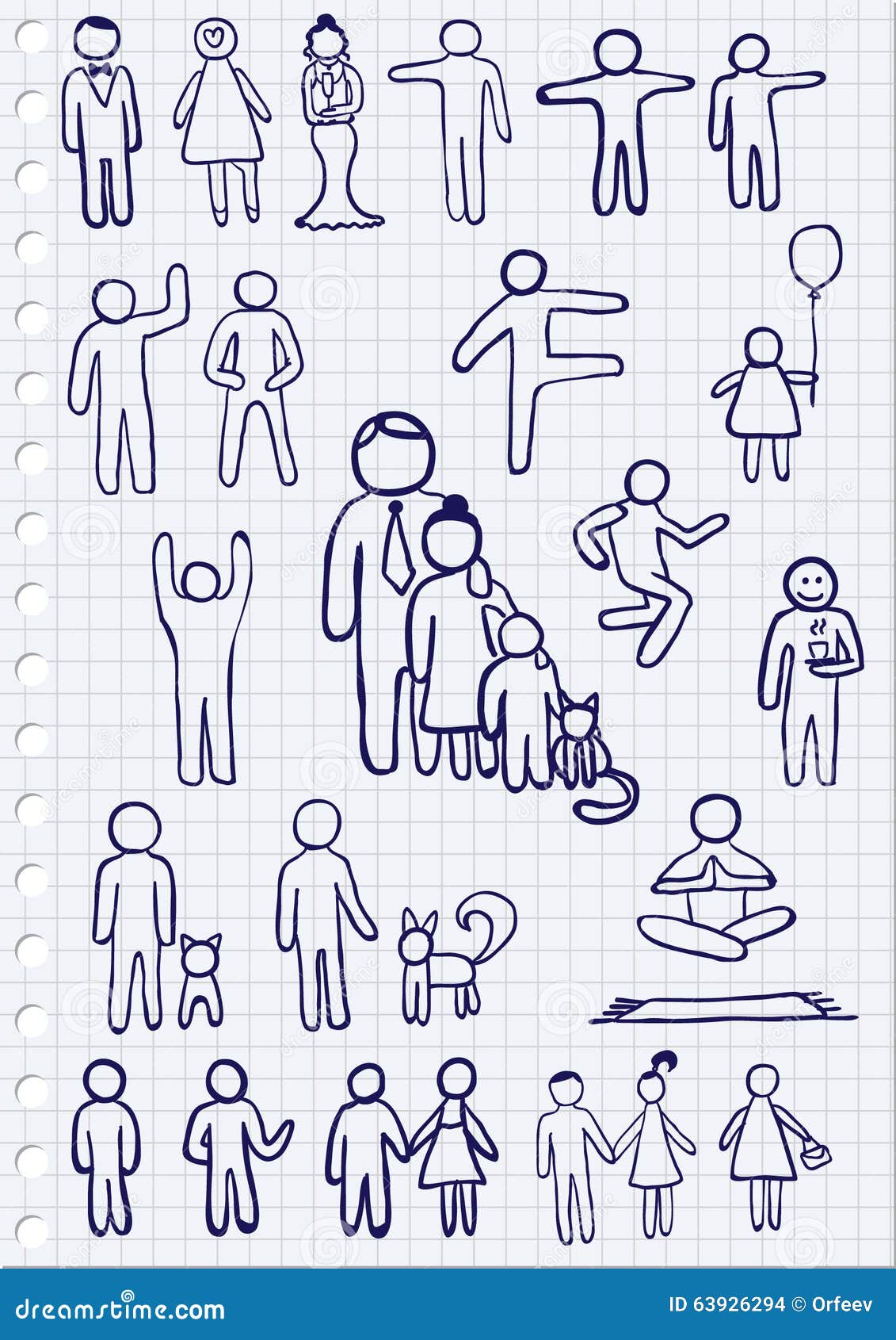 People Signs stock vector. Illustration of friendship - 63926294